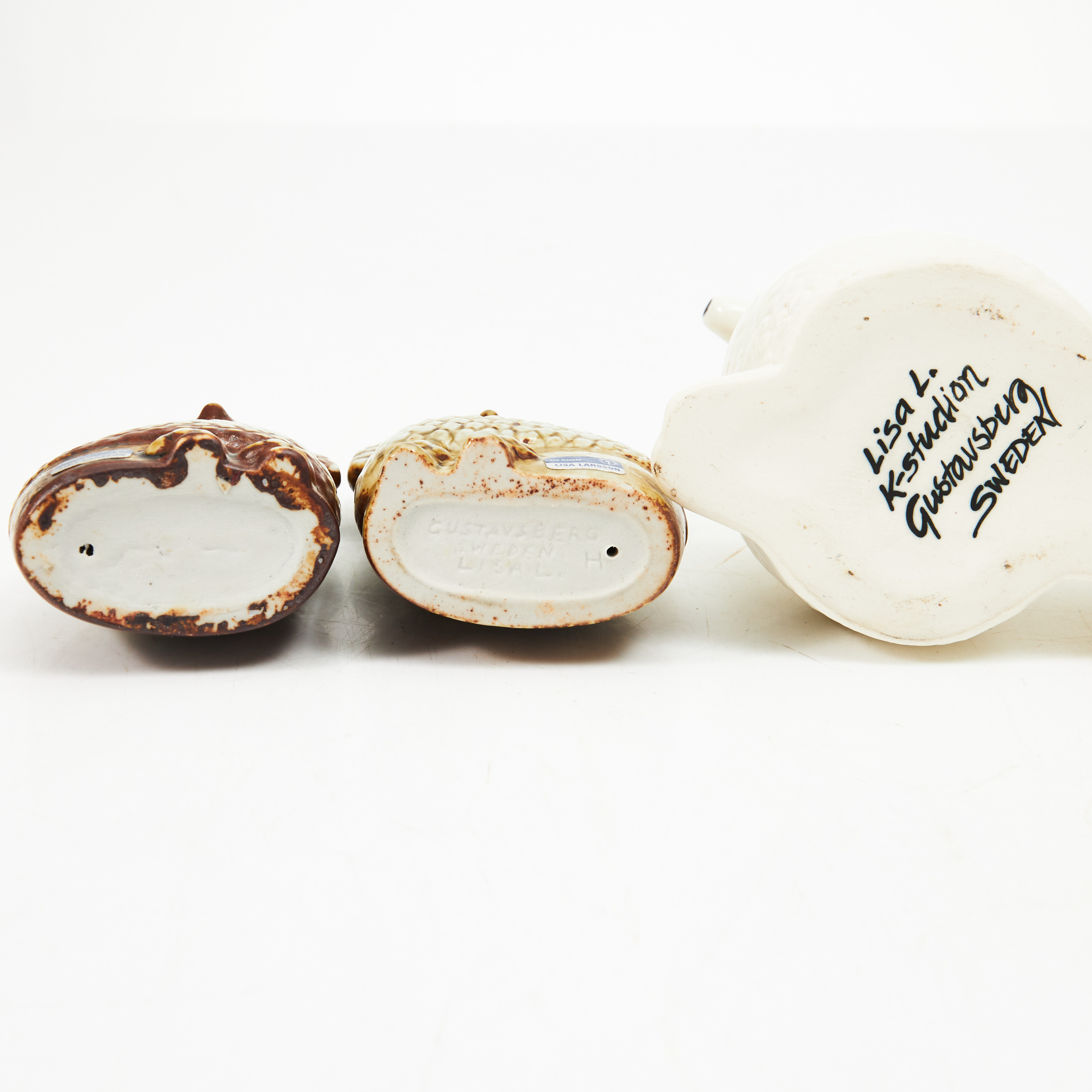 Images for 2617689. LISA LARSON. Figurines 3 pcs., poodles, stoneware ...