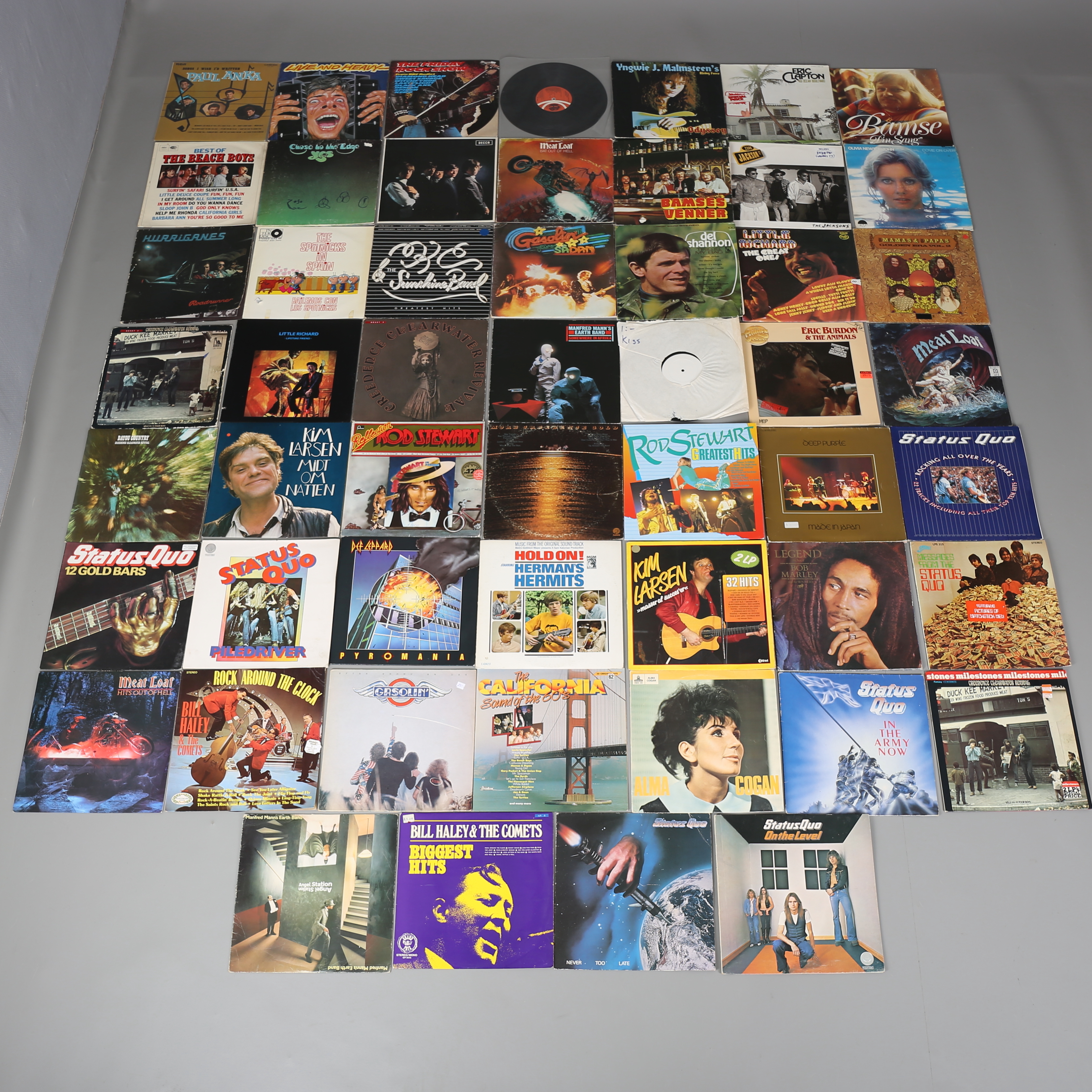 Images for 261809. A Collection LPs, 53, including Status Quo, Del ...