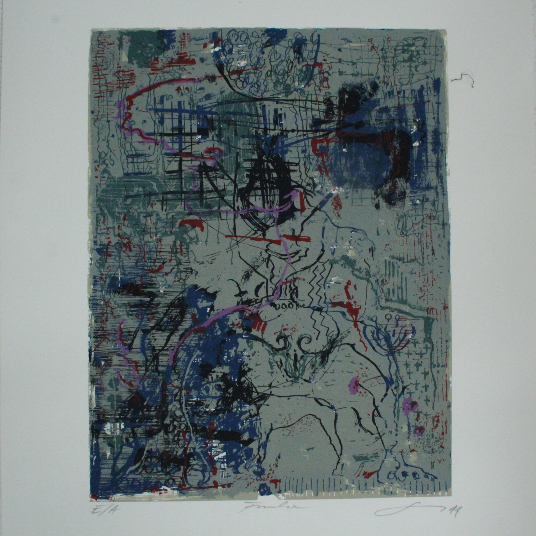 Images for 2618192. FRANK SCHULT (1948). Screenprint, 'February', EA ...