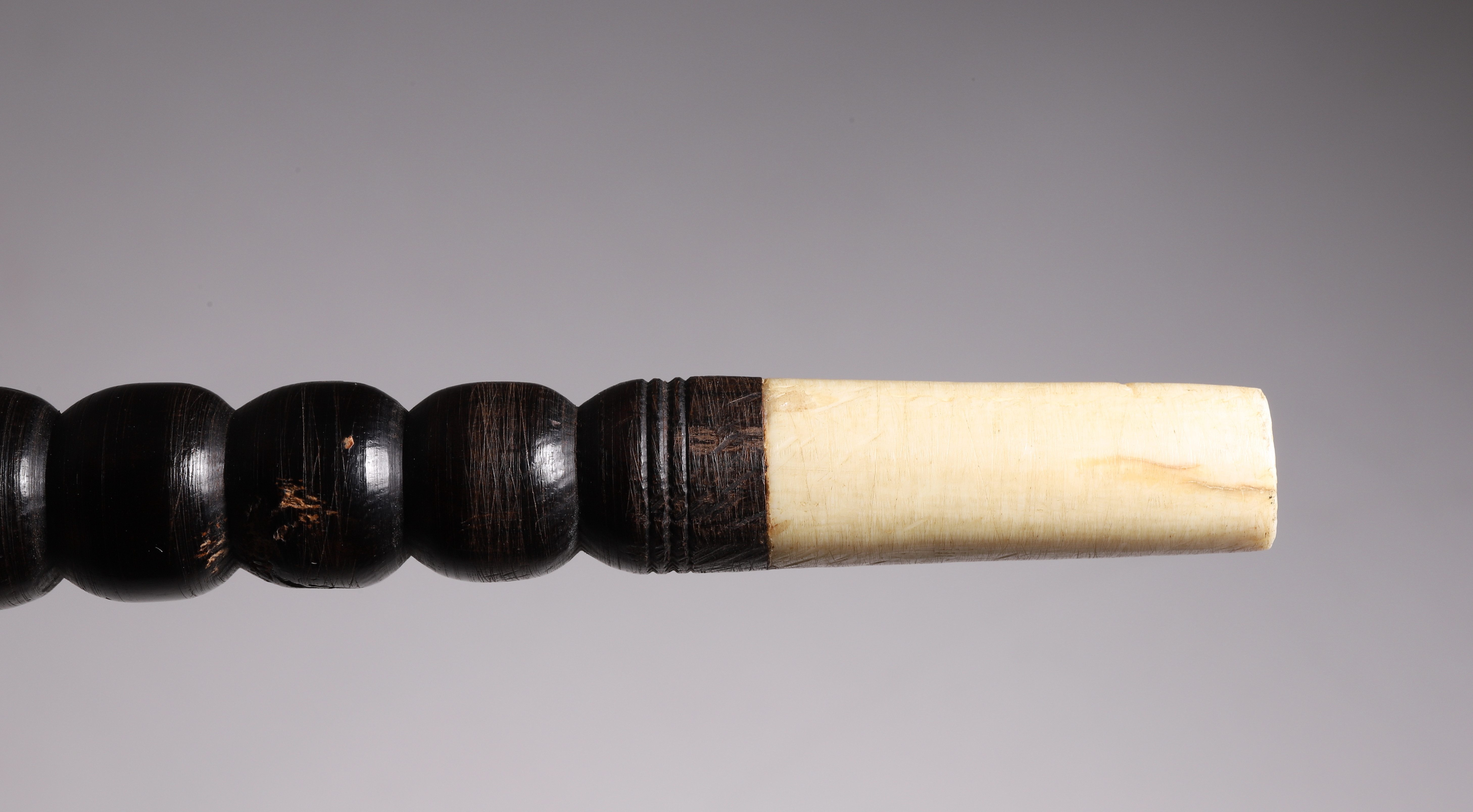 Images for 2620514. COMMAND ROD. EBONY AND CARVED BONE. XIX CENTURY ...