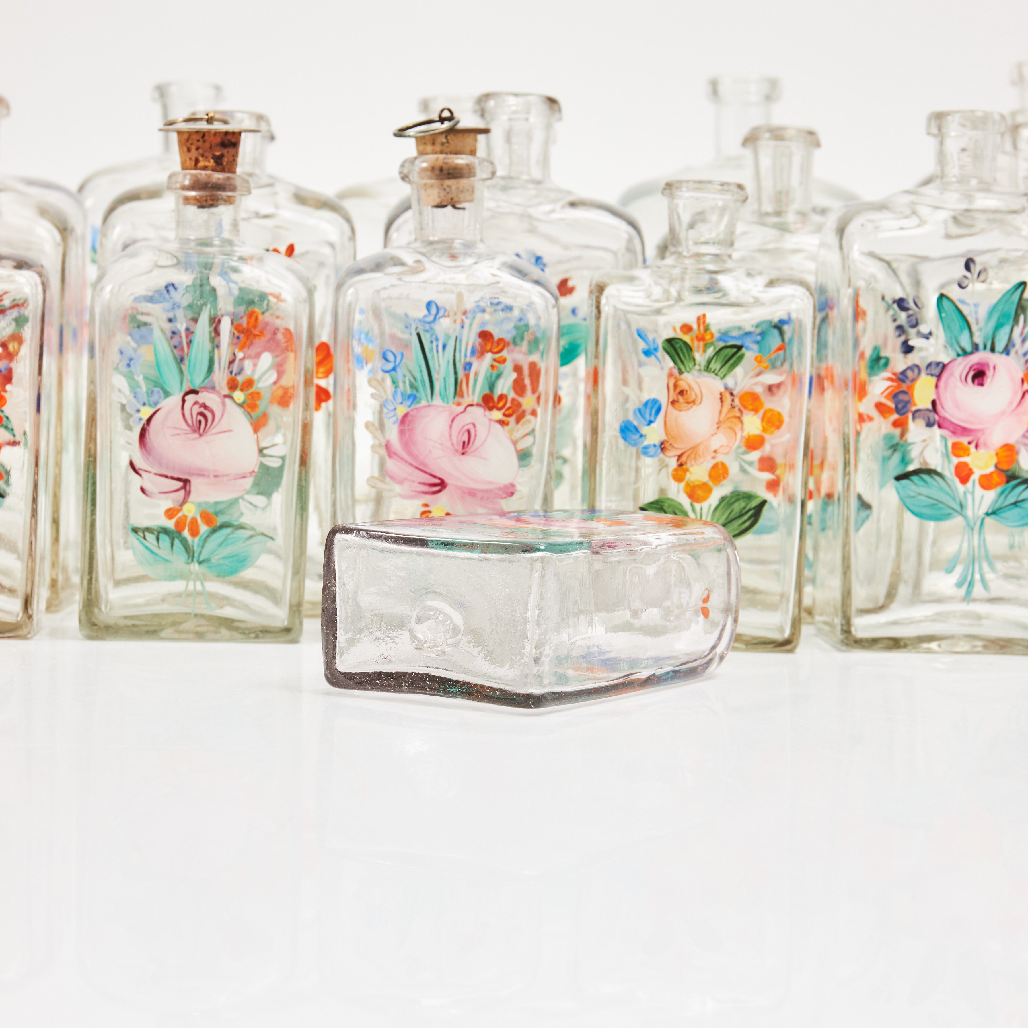 Images for 2622058. SNAP BOTTLES, 21 pcs, around 1900, polychrome ...