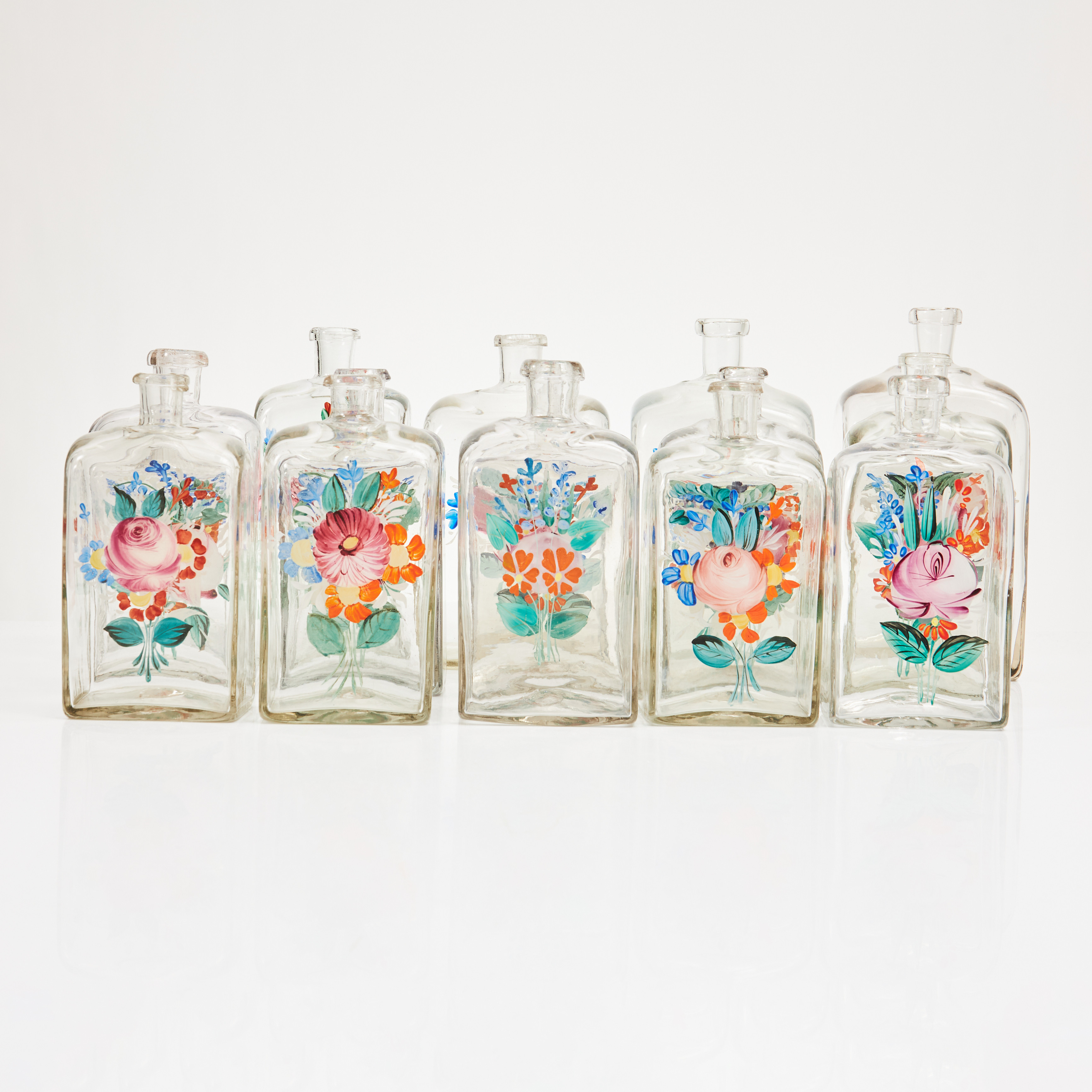 Images for 2622058. SNAP BOTTLES, 21 pcs, around 1900, polychrome ...