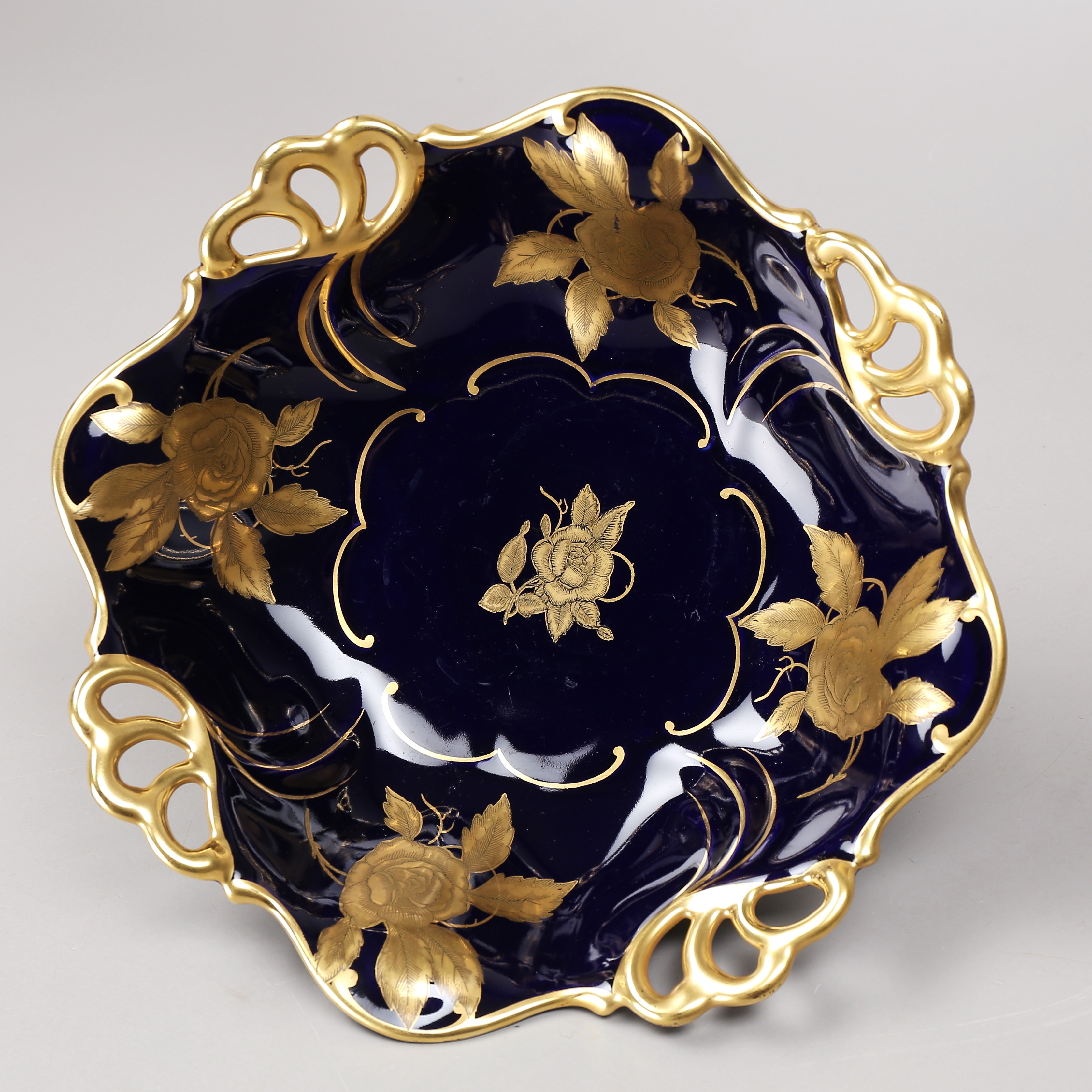 Images for 2622656. BOWL, ASH, PLATE, porcelain, Art Deco, Echt Kobalt ...