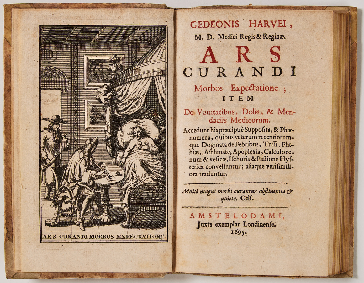 GIDEON HARVEY, ARS CURANDI, 1695. Böcker, Kartor & Handskrifter ...