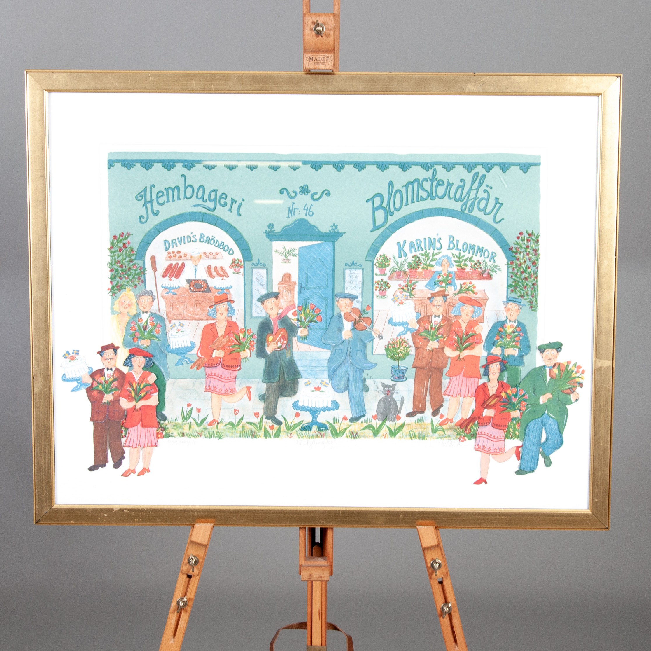 Images for 2631207. PER-OLOF OLSSON. Lithograph with collage, "Our ...