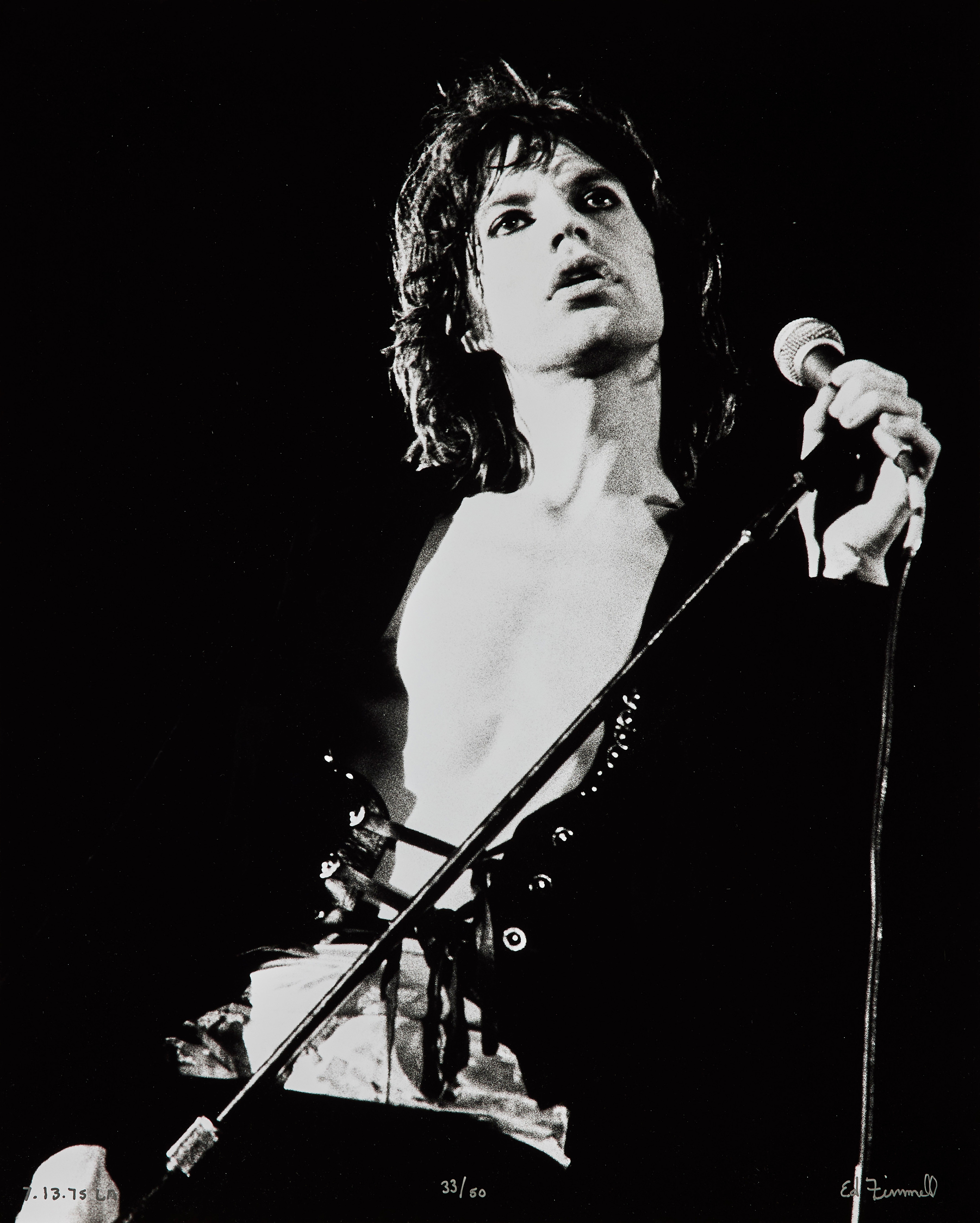 ED FINNELL (USA/SCHWEDEN, GEB. 1956). Mick Jagger, The Rolling Stones ...