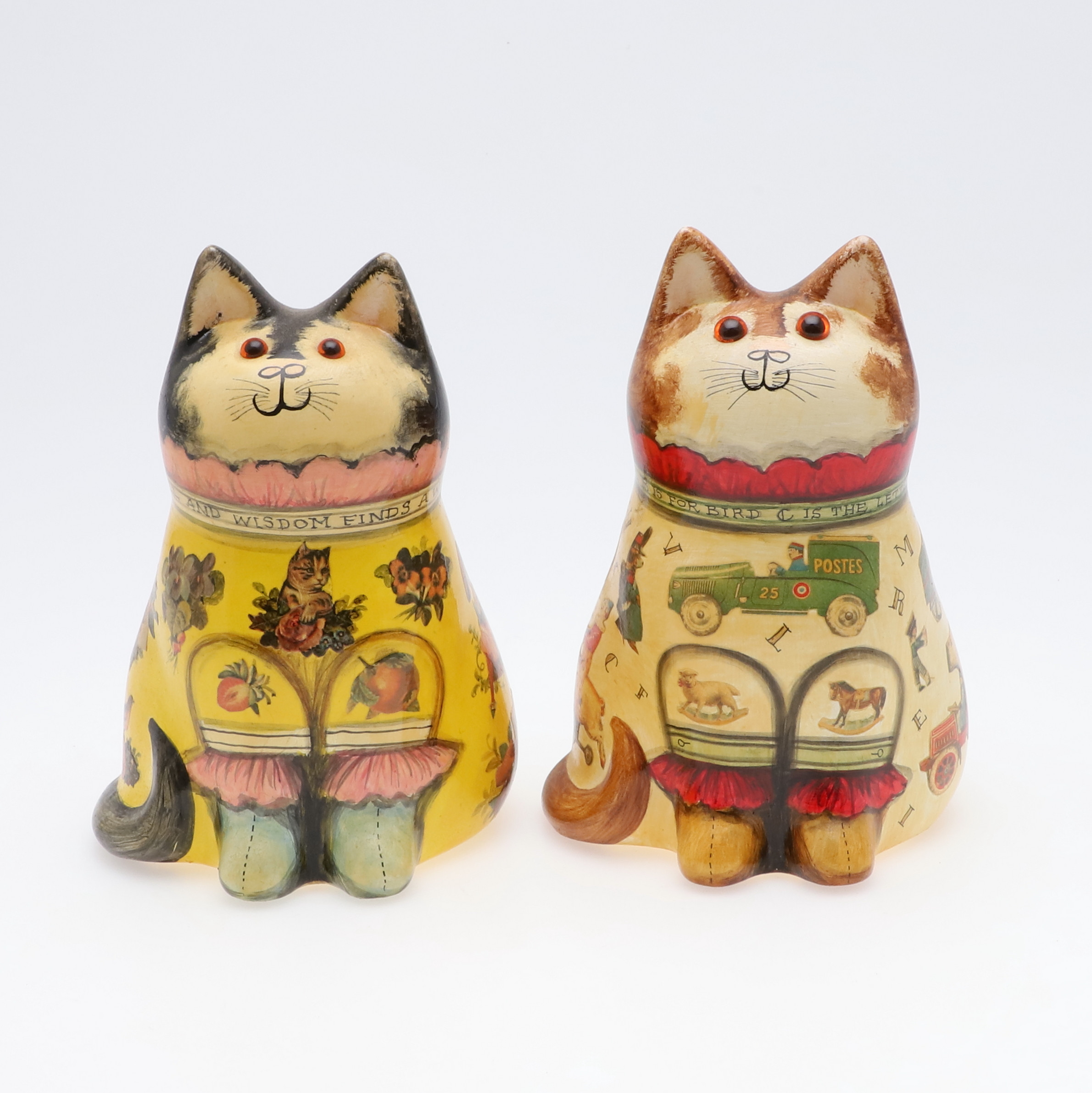 Images for 2634817. JOAN & DAVID DE BETHEL - RYE POTTERY CATS. - Auctionet