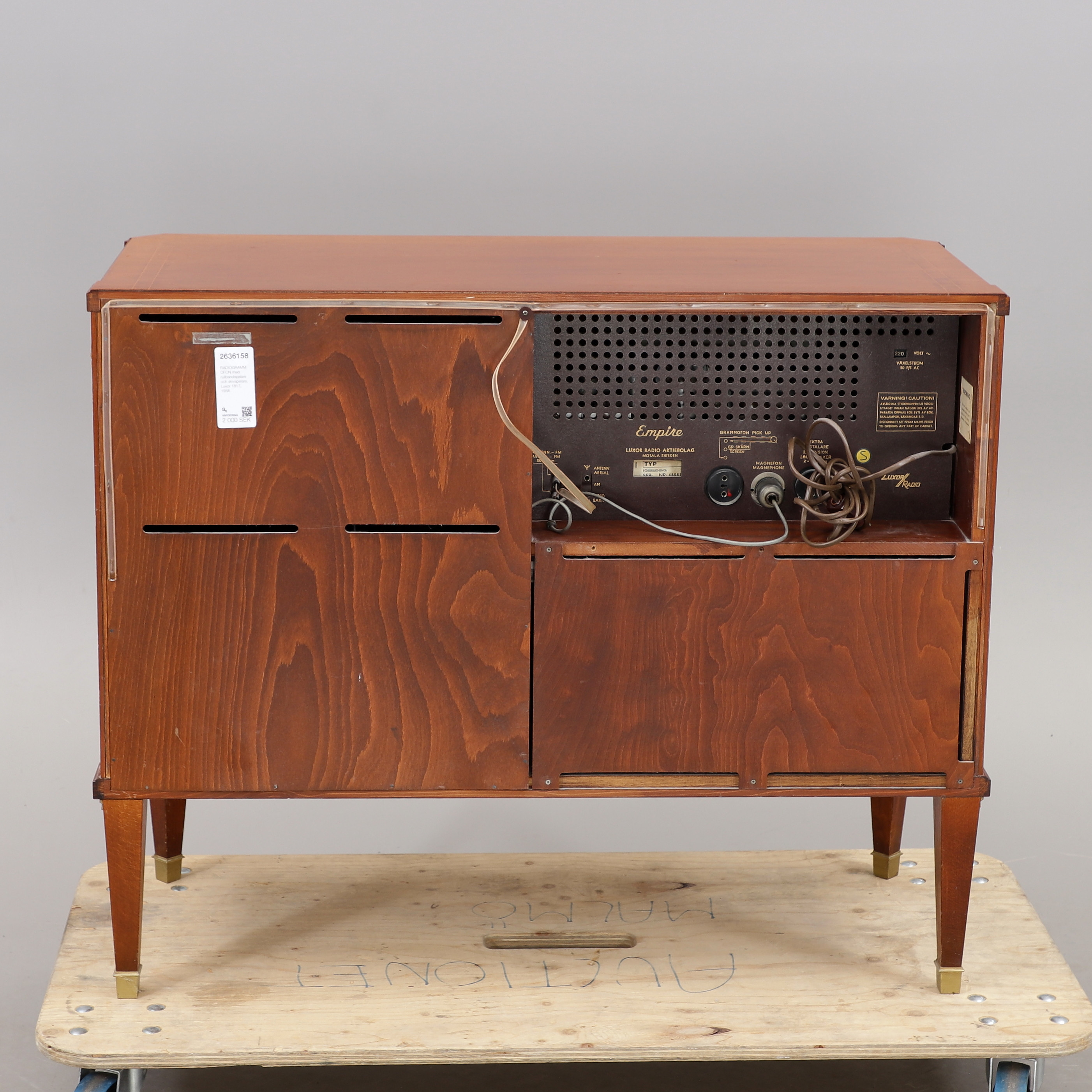 Images for 2636158. RADIOGRAMMOPHONE with reel-to-reel and record ...
