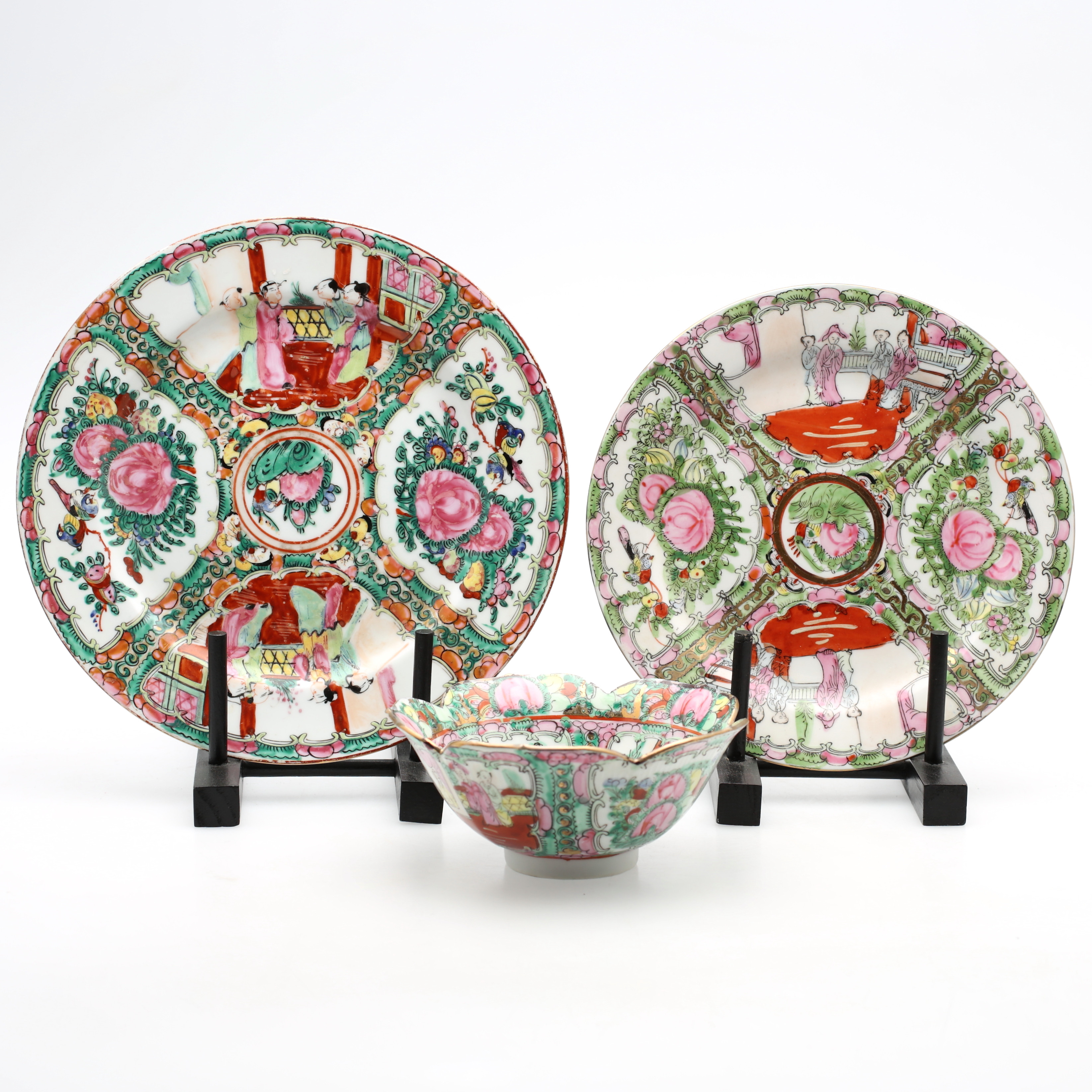 Images for 2637416. PORCELAIN, 8 pieces, Canton decor, China ...