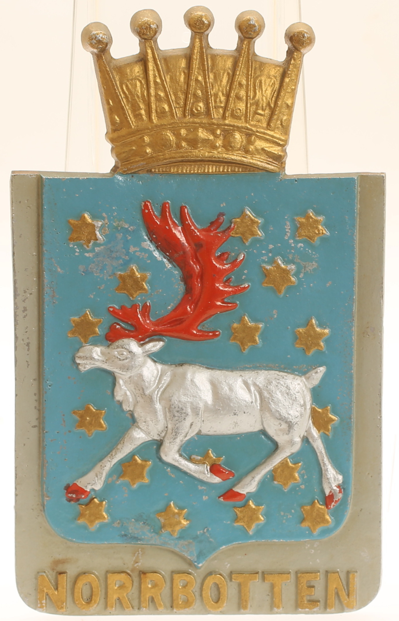 Images for 2637530. WALL PLAQUE, landscape coat of arms Norrbotten ...