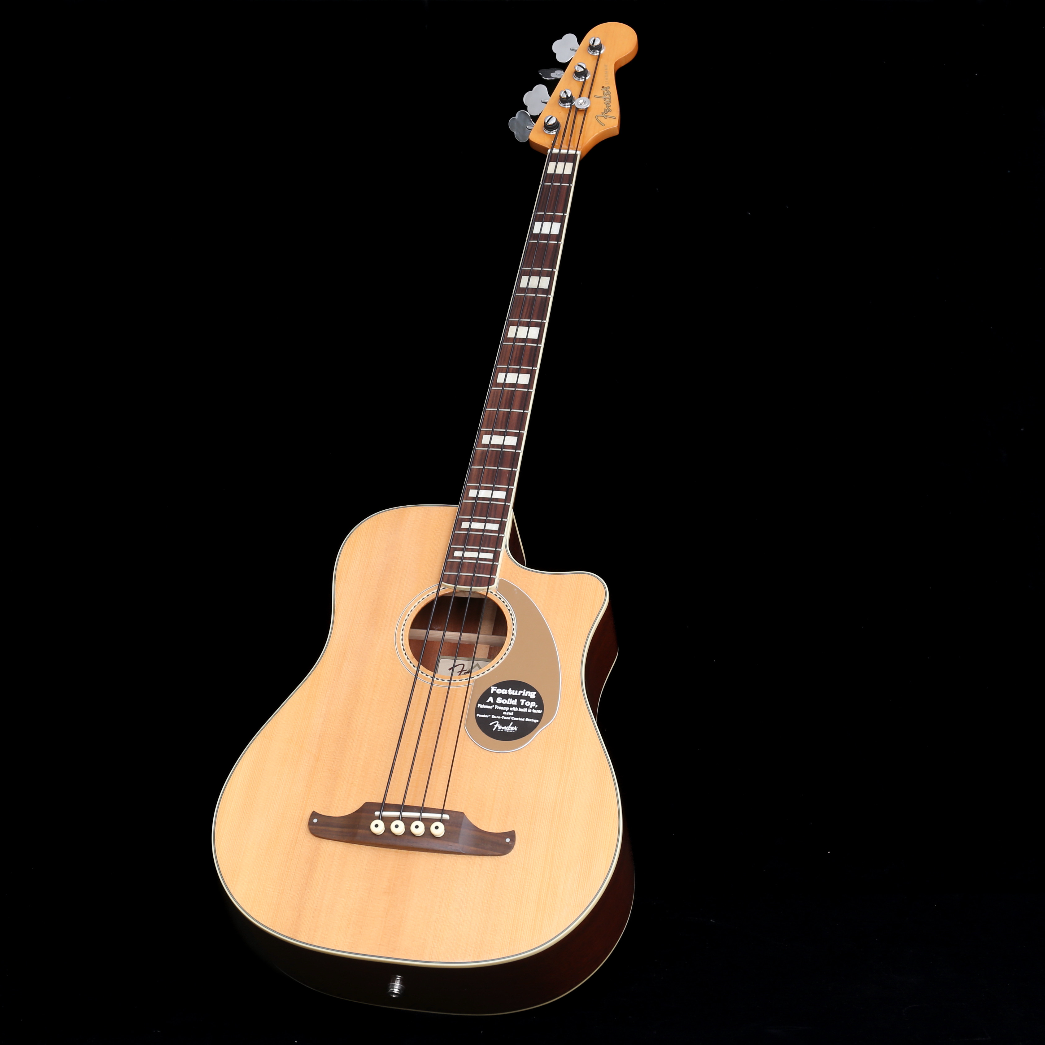 Images for 2637873. SEMIACOUSTIC BASS, SCE NAT, Fender Kingman. - Auctionet