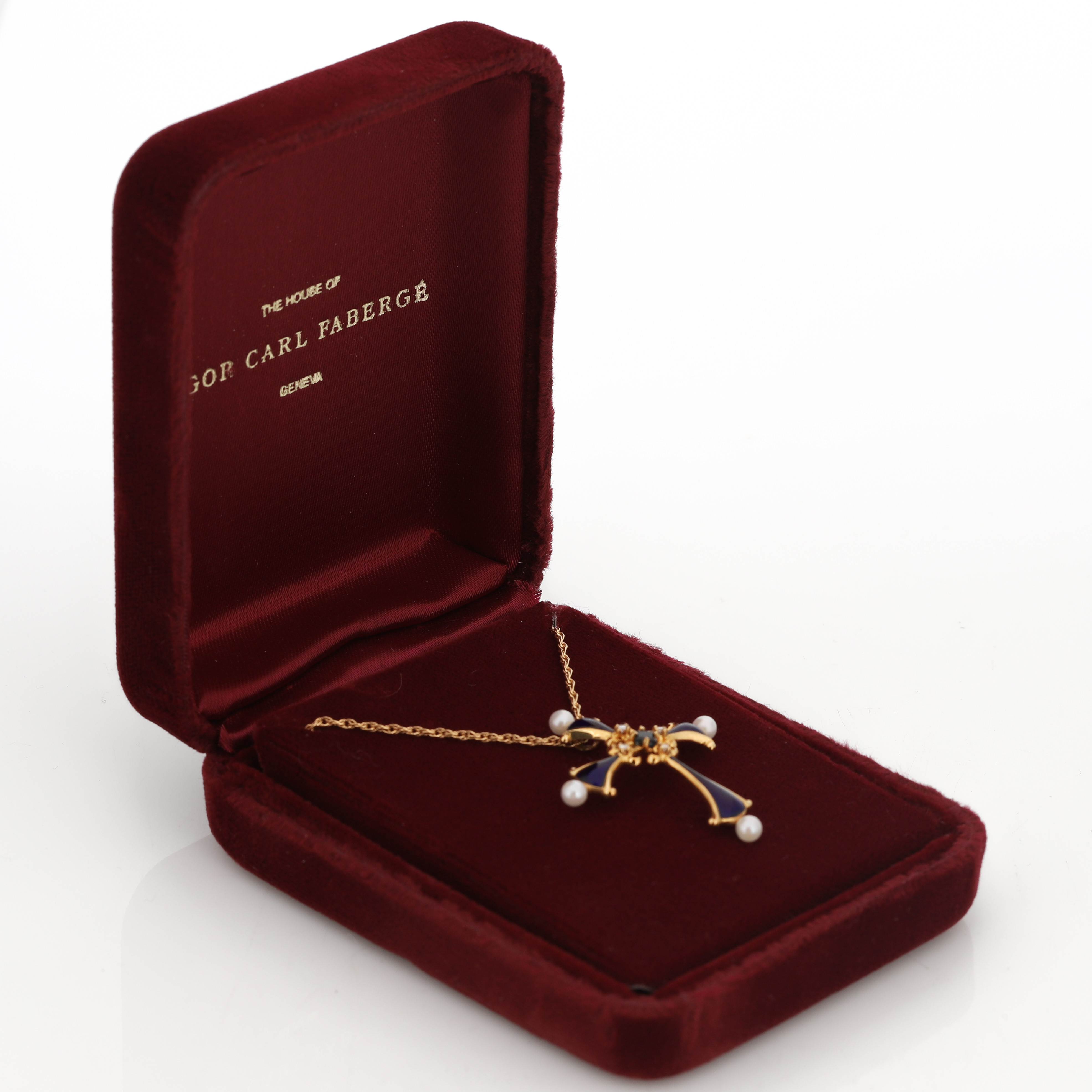 Images for 2638462. NECKLACE WITH CRUCIFIX, 'The Midnight Sapphire ...