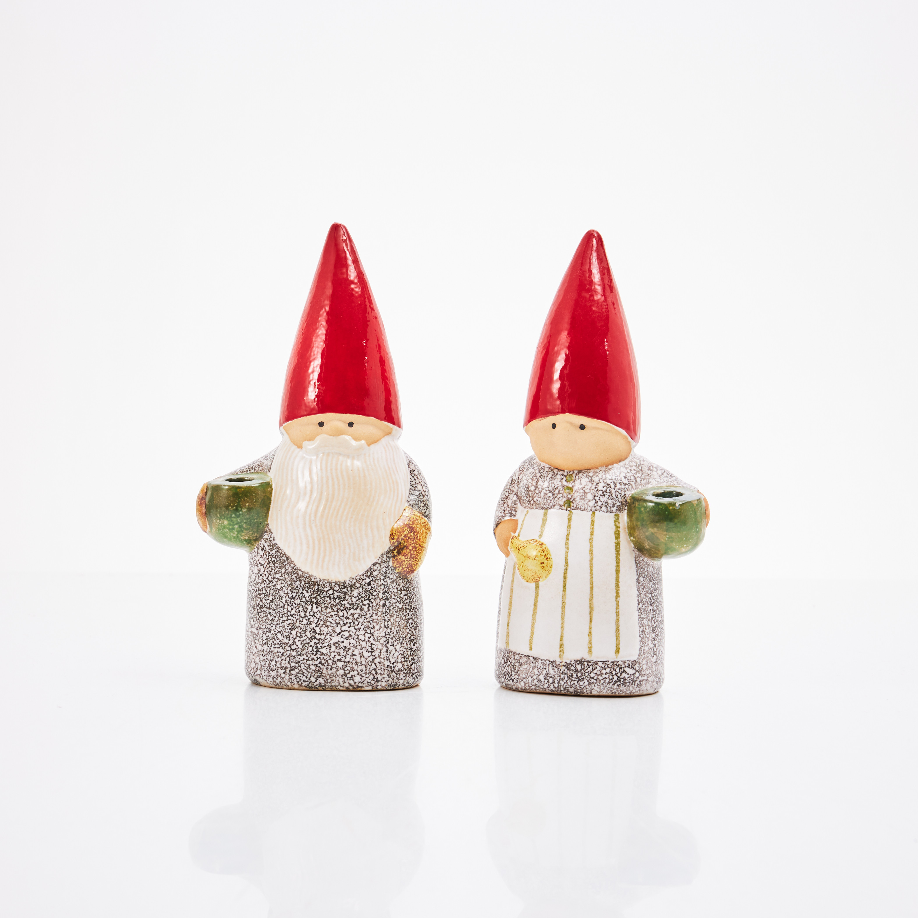 Bilder för 2638557. LISA LARSON. Tomtefar och Tomtemor, figuriner med ...