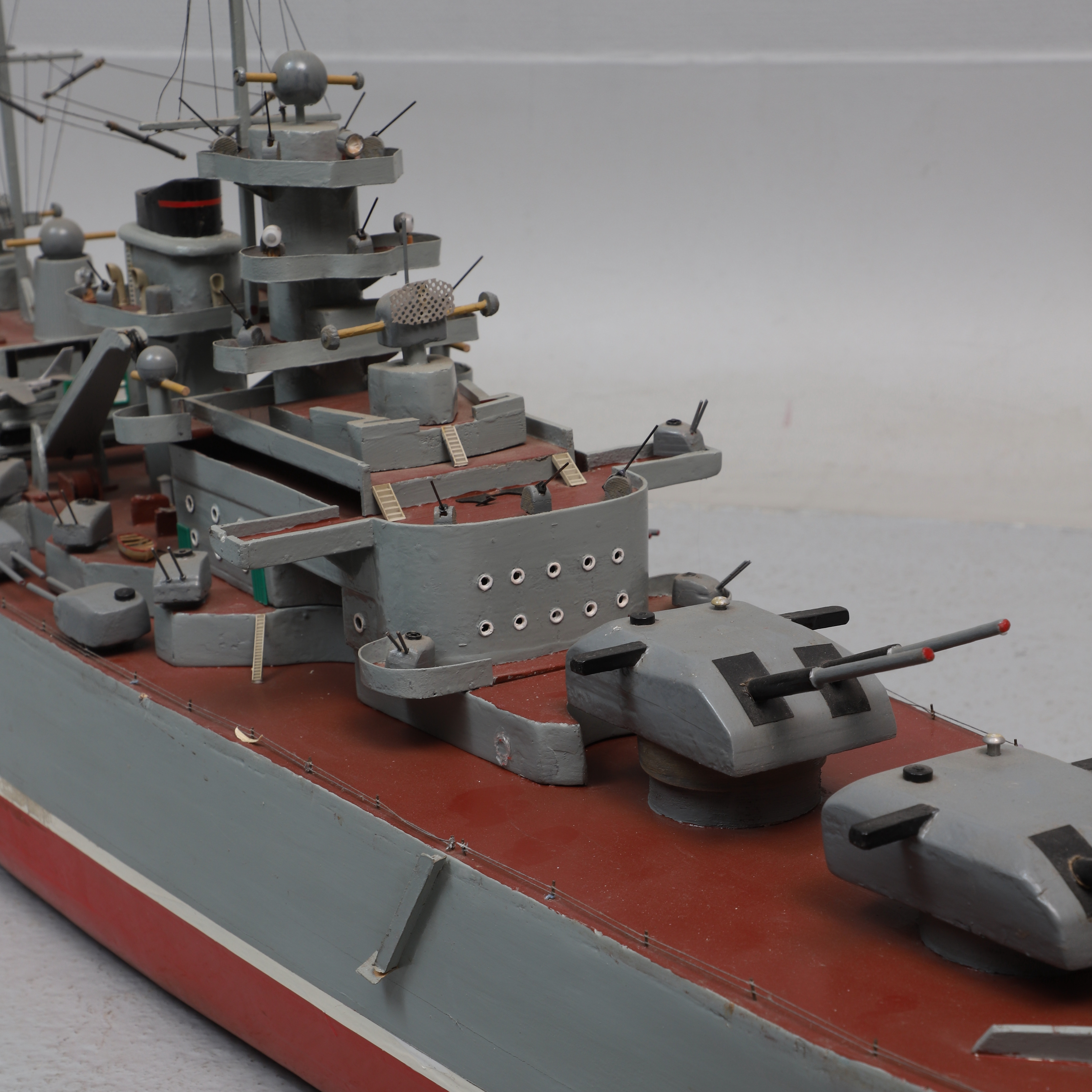Images for 2645197. BOAT MODEL, wood & metal, "Bismarck", scale 1/132 ...
