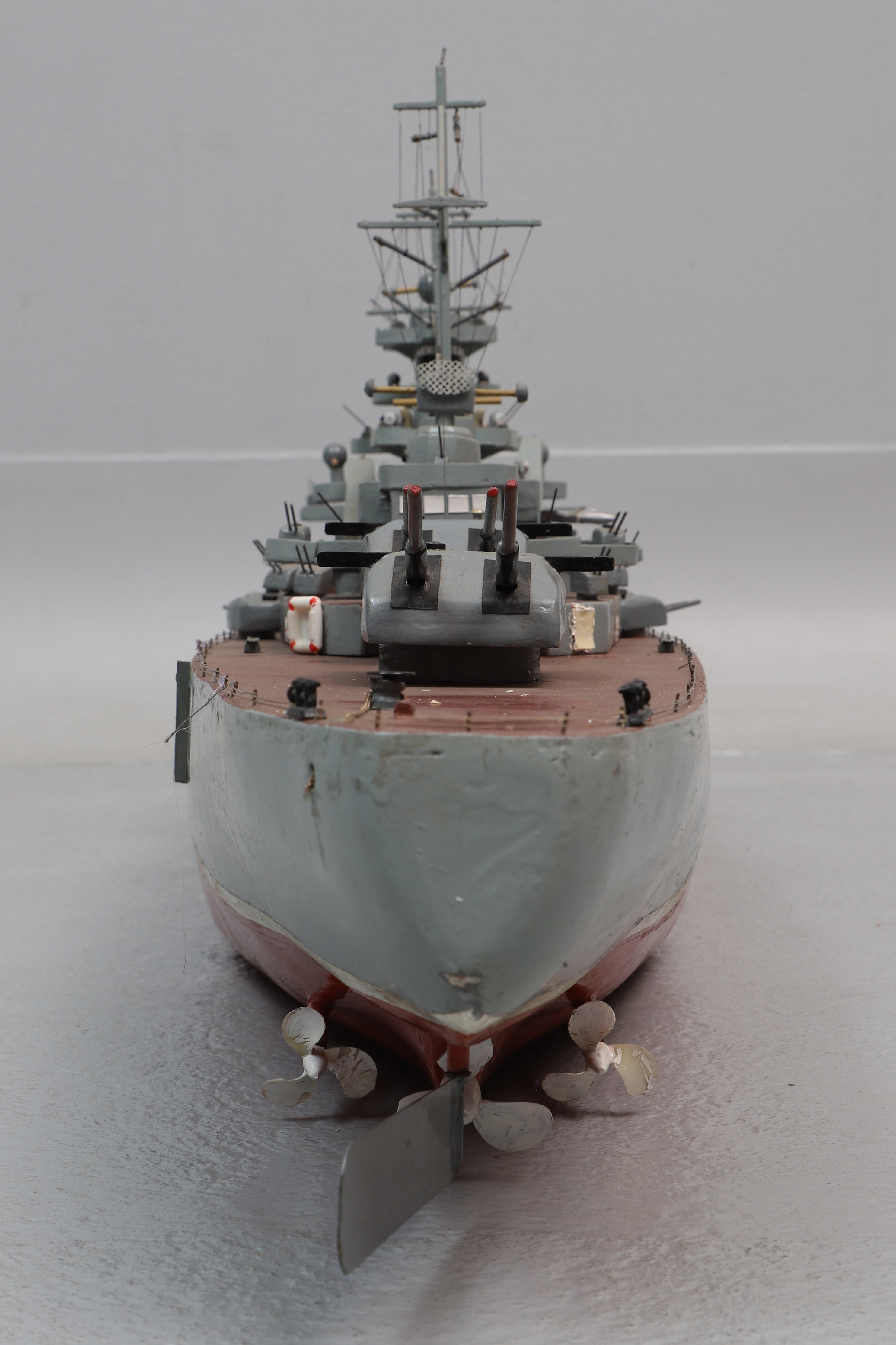Images for 2645197. BOAT MODEL, wood & metal, "Bismarck", scale 1/132 ...