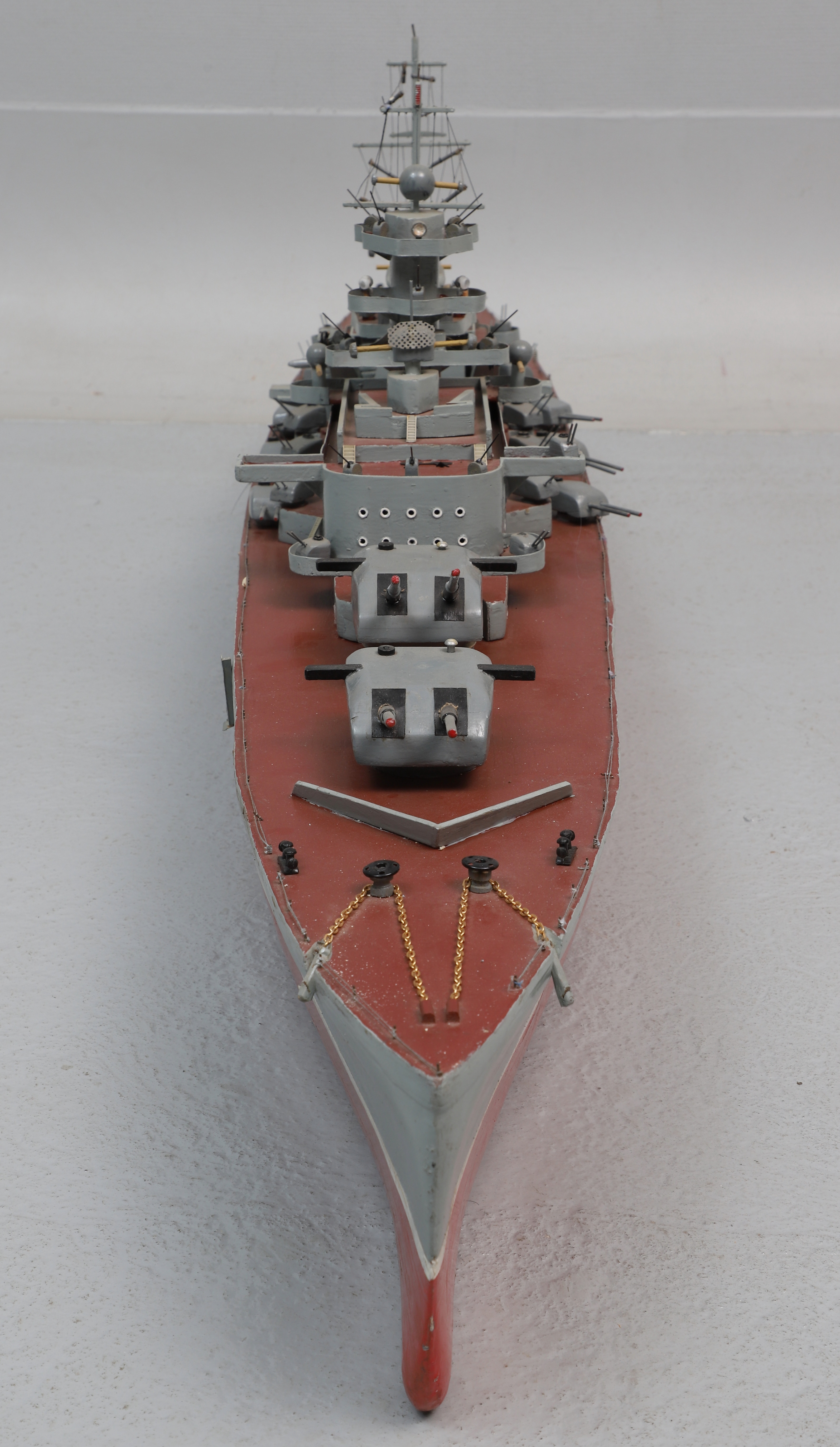 Images for 2645197. BOAT MODEL, wood & metal, "Bismarck", scale 1/132 ...