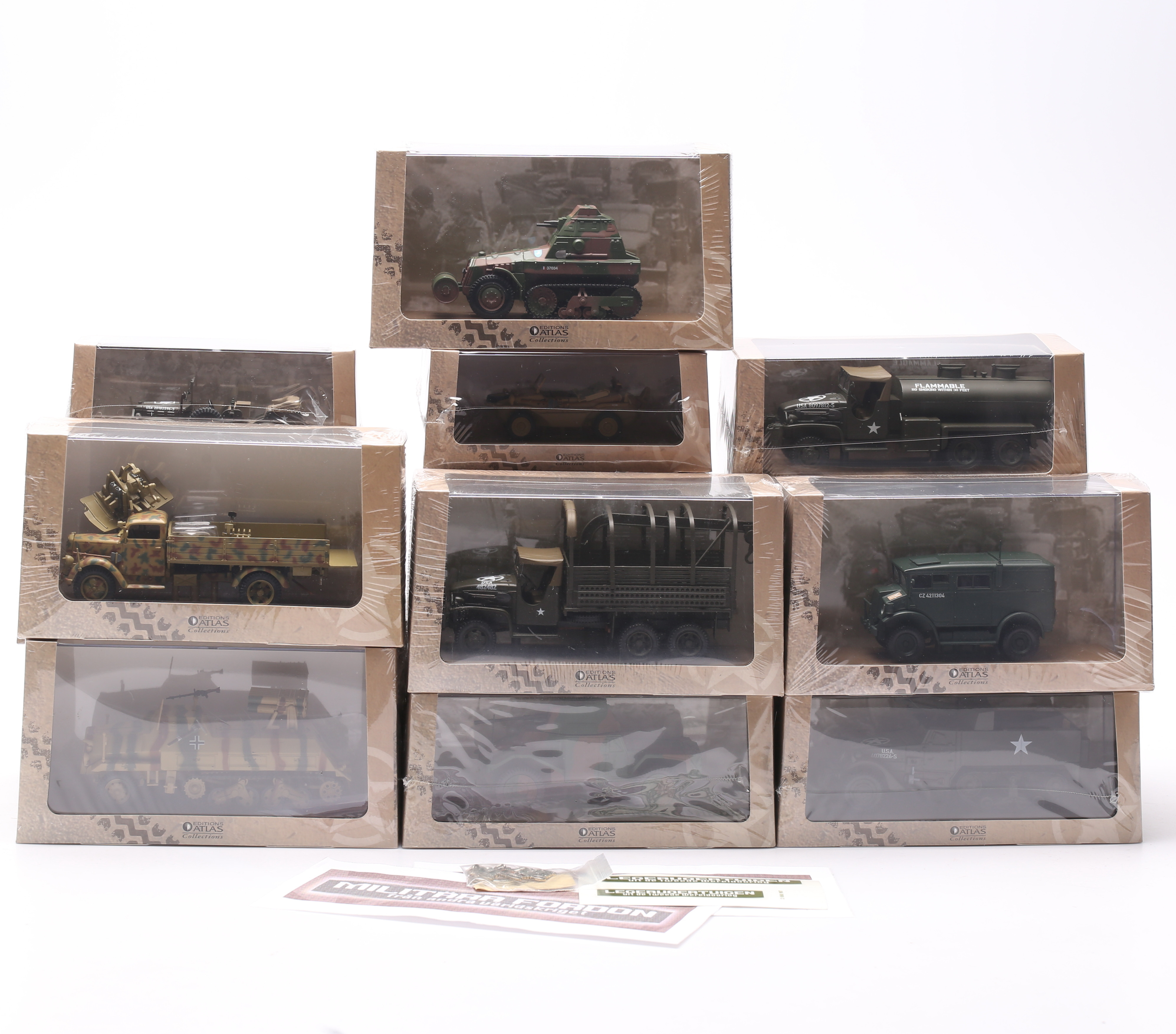 Images for 2645624. MODELS, 16 pcs, military vehicles, Editions Atlas ...