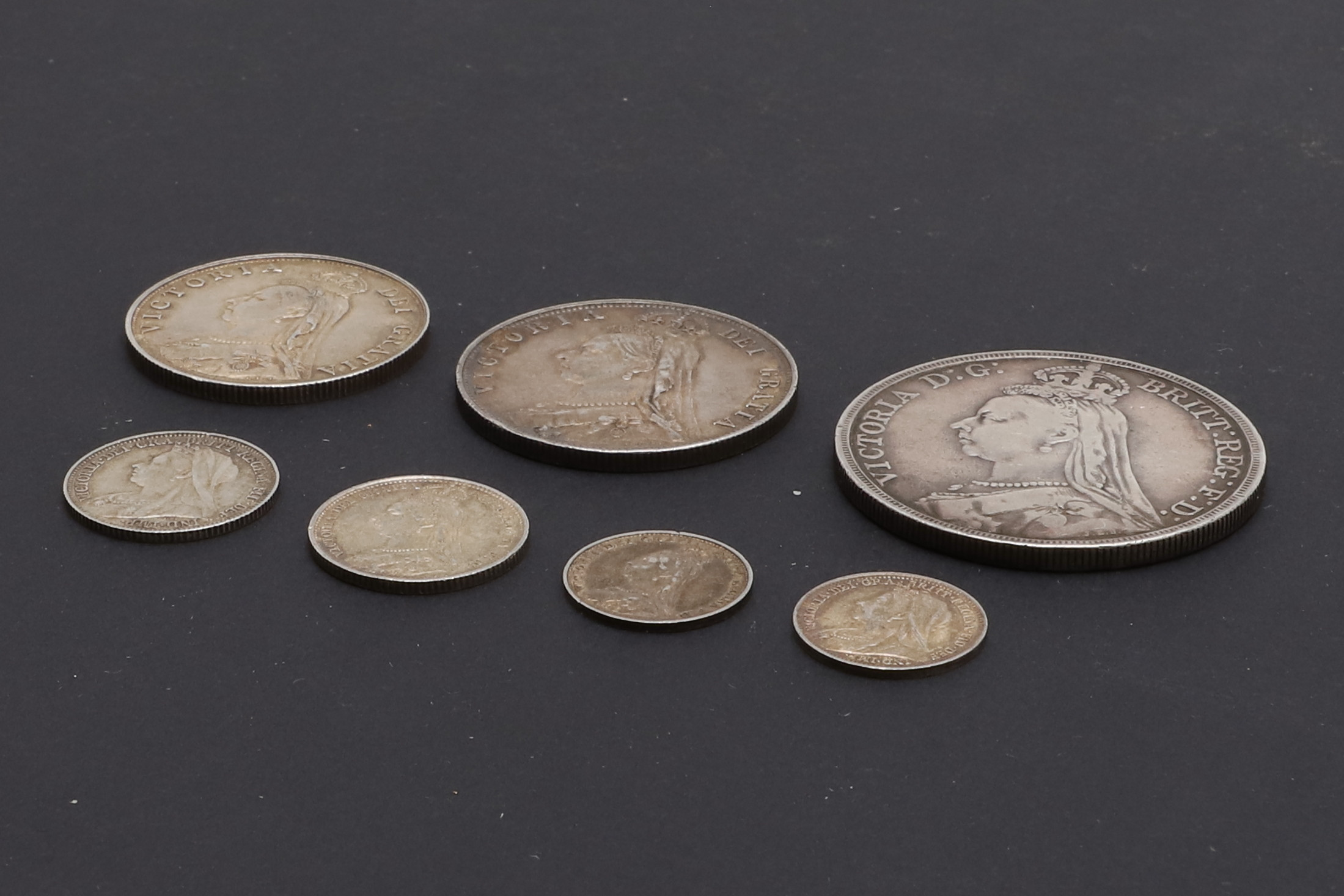 Images for 2647411. A SMALL COLLECTION OF VICTORIAN SILVER COINAGE ...