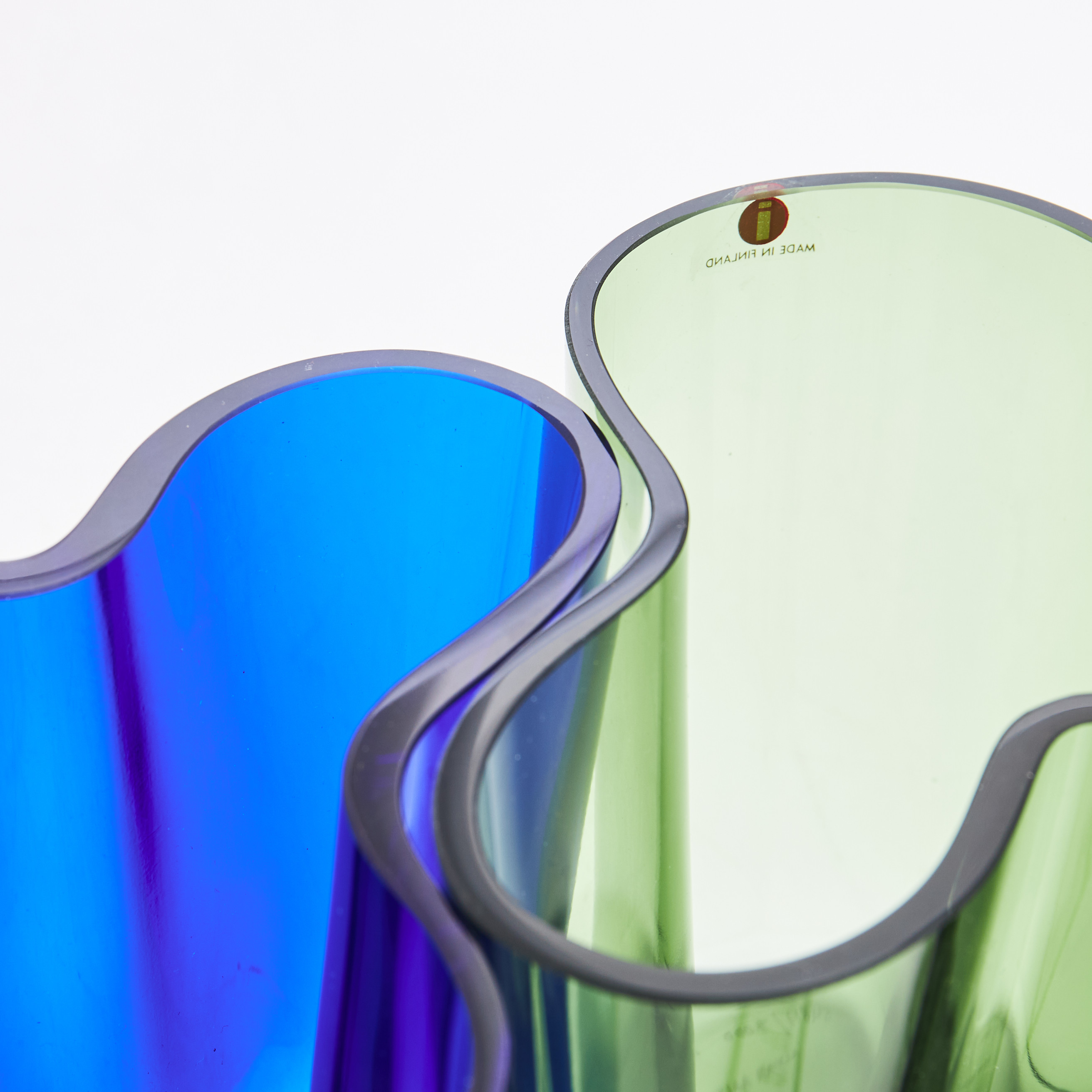 Images for 2647553. ALVAR AALTO. Vases, 3 pcs., clear glass, stamped ...