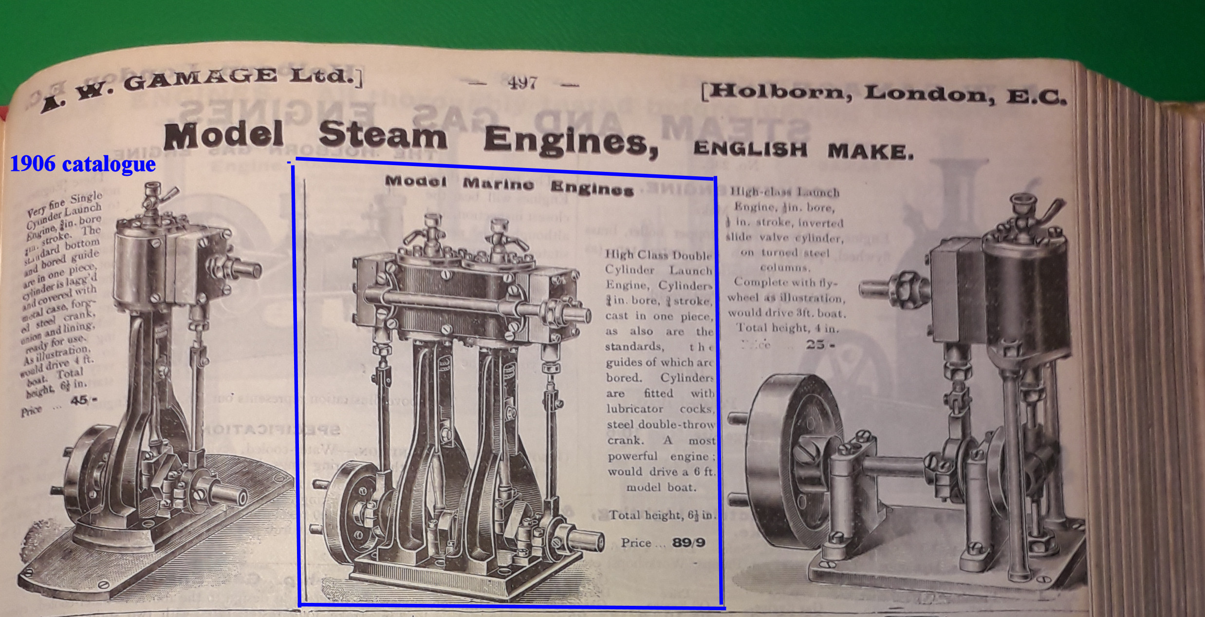 Images for 2648099. A MODEL OF INVERTED VERTICAL, TWIN CYLINDER STEAM ...