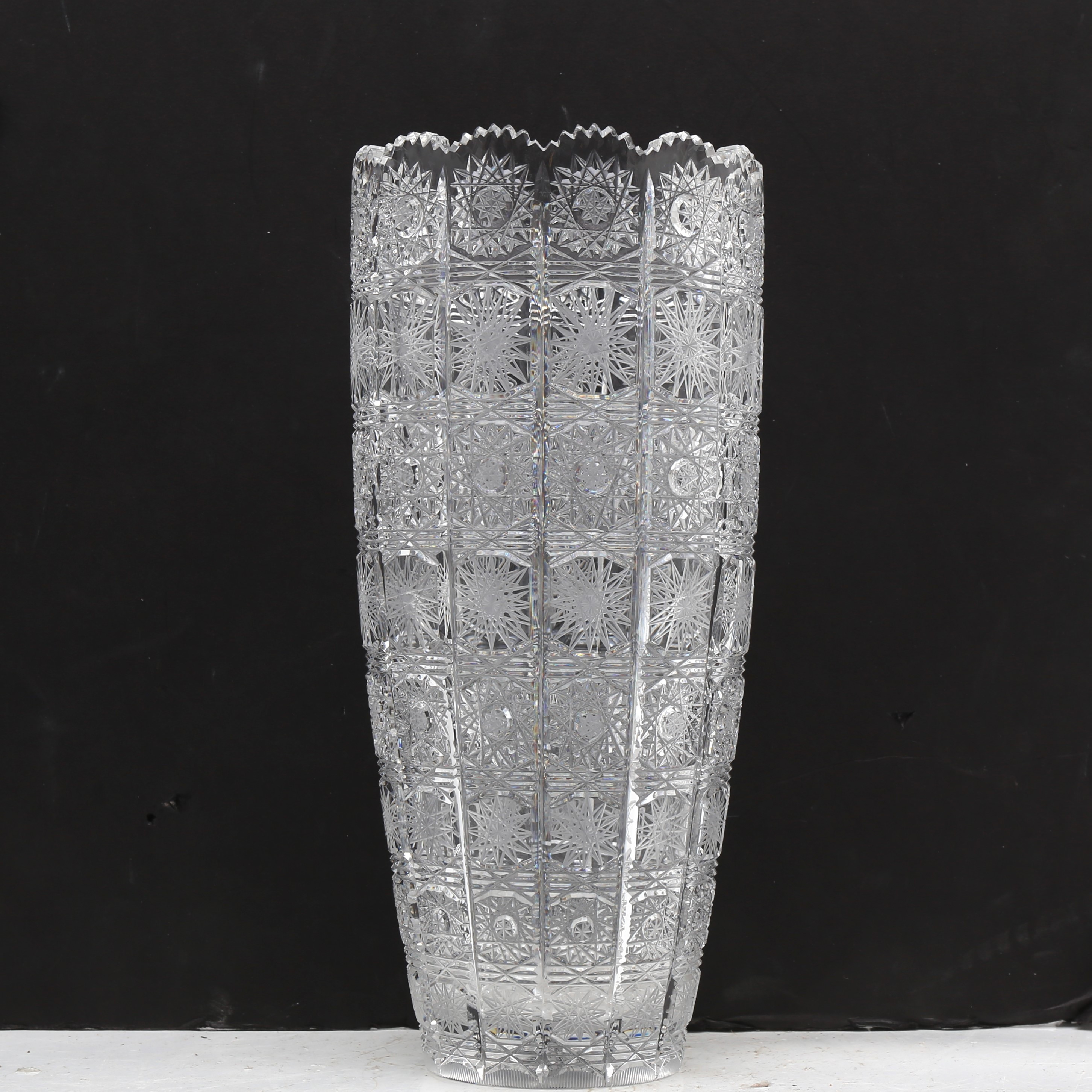 Images for 2648672. Bohemia carved glass vase, second third of the 20th ...