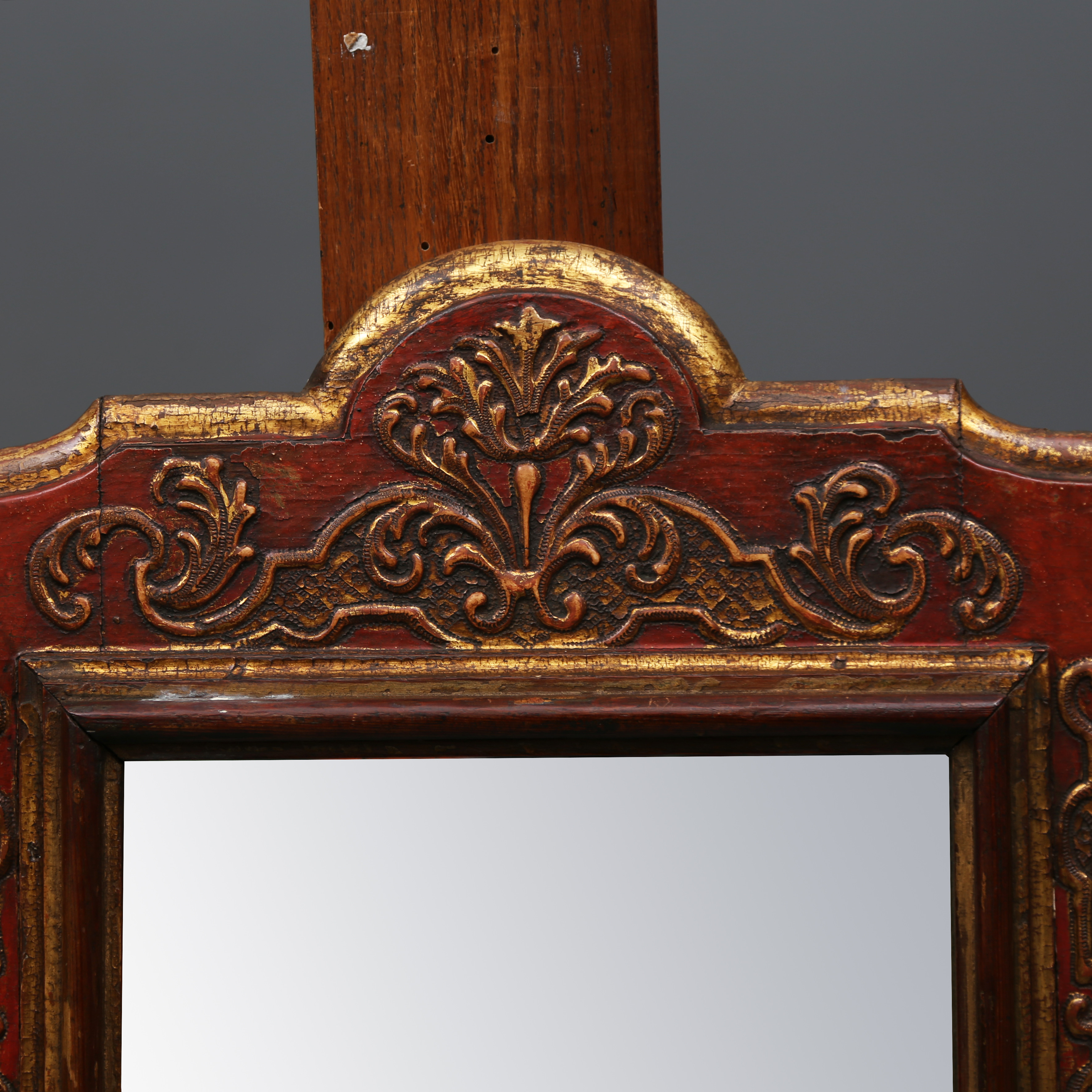 Images for 2657962. Mirror with a Baroque-style frame in gilt and painted wood, early decades of ...