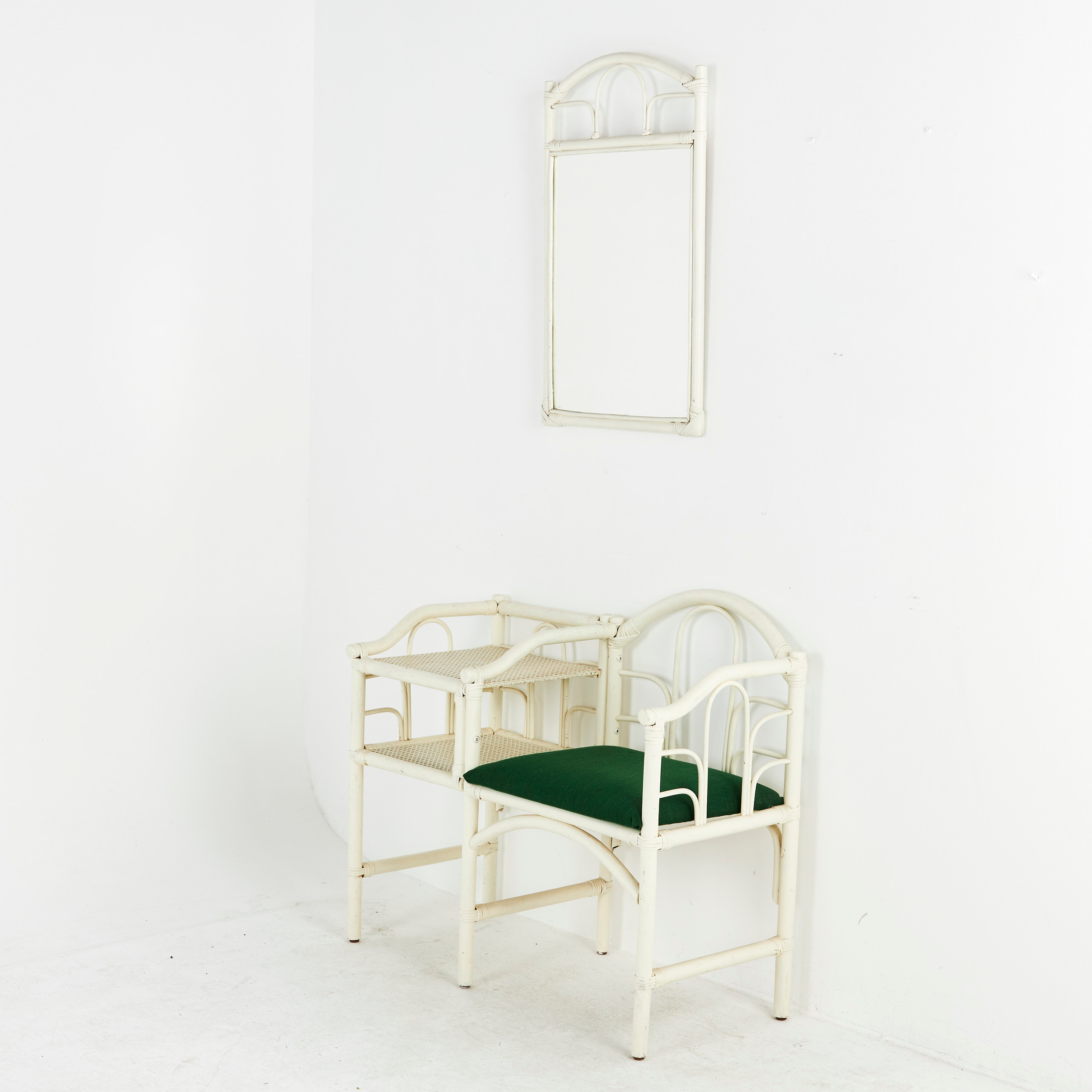 Images for 2660592. HALL FURNITURE, 2 dlr, telephone bench and mirror ...