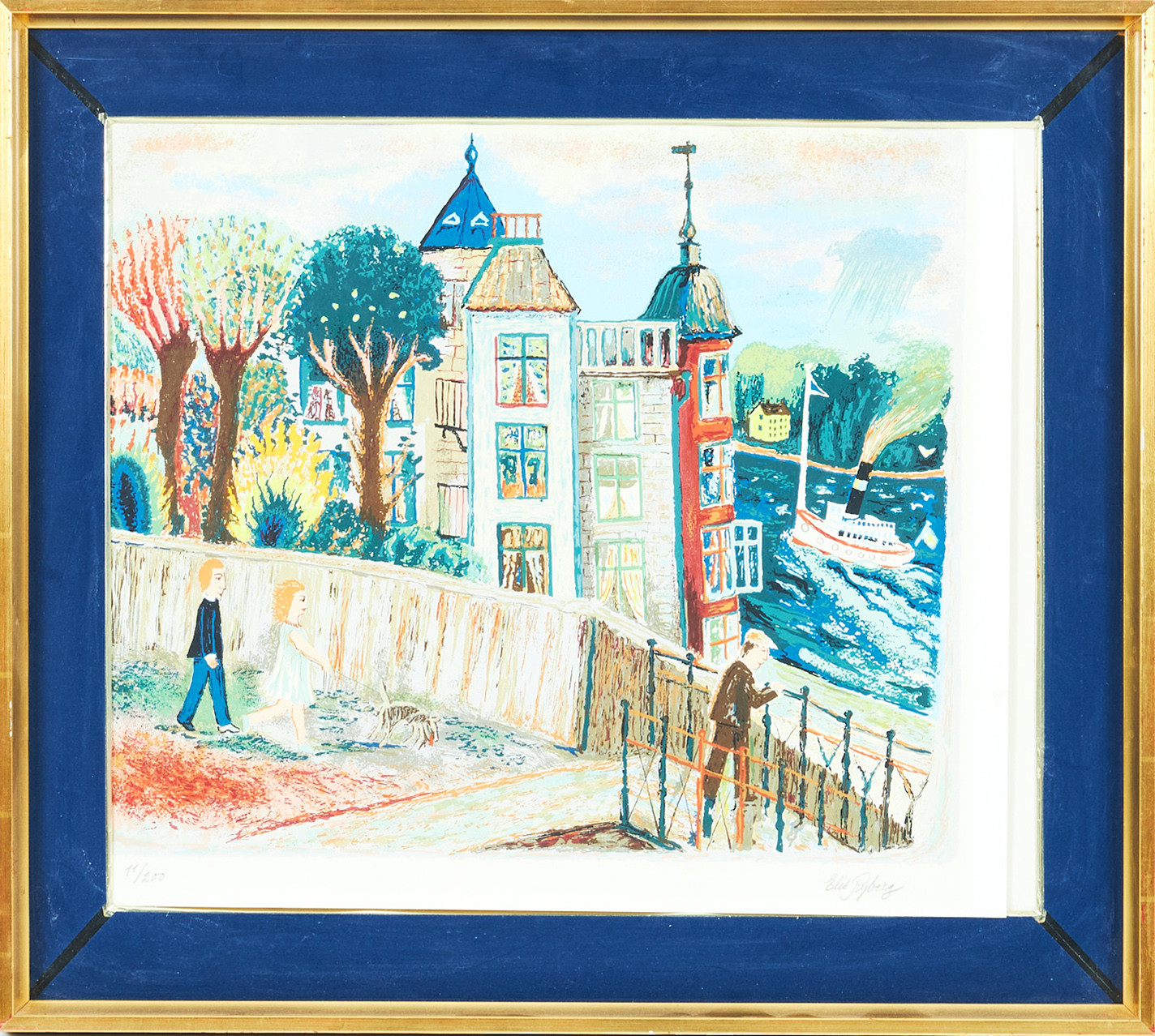 Images for 2662388. ELIS RYBERG. Bastugatan Stockholm, color ...