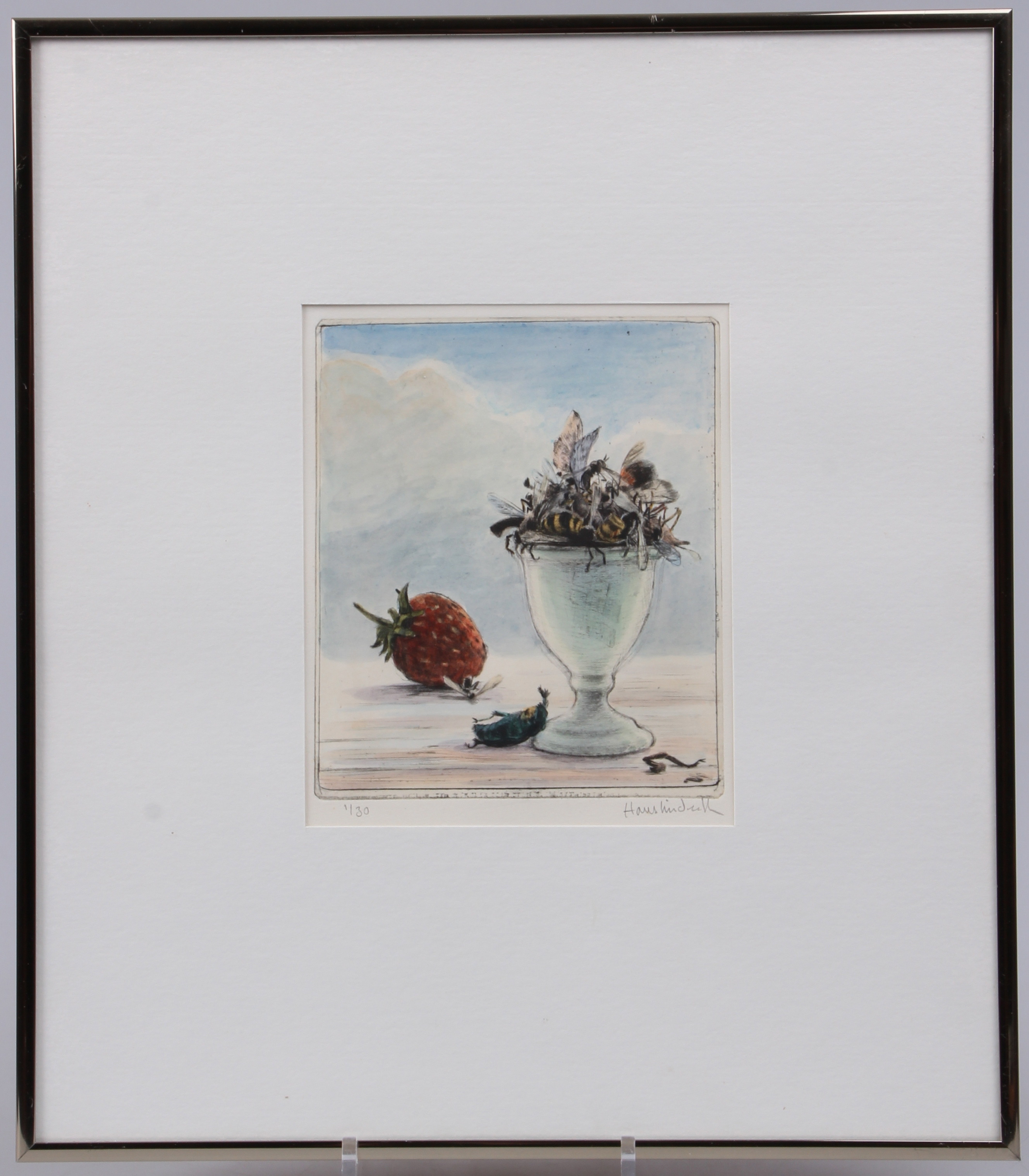 Images for 266553. HASSE LINDROTH. Color lithograph, still life, signed ...