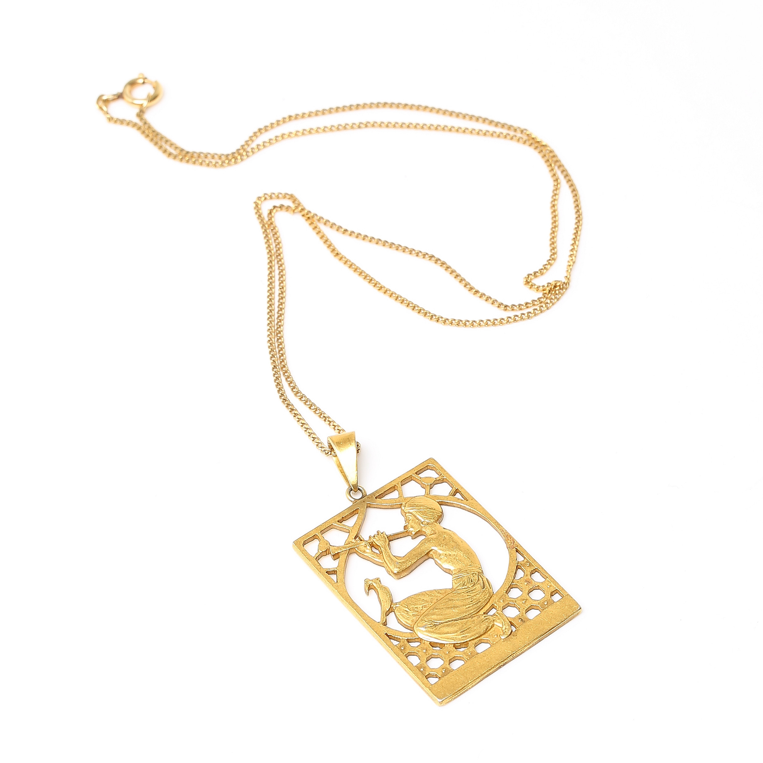 Images for 2666224. TORE STRINDBERG. pendant with chain, gilt silver ...