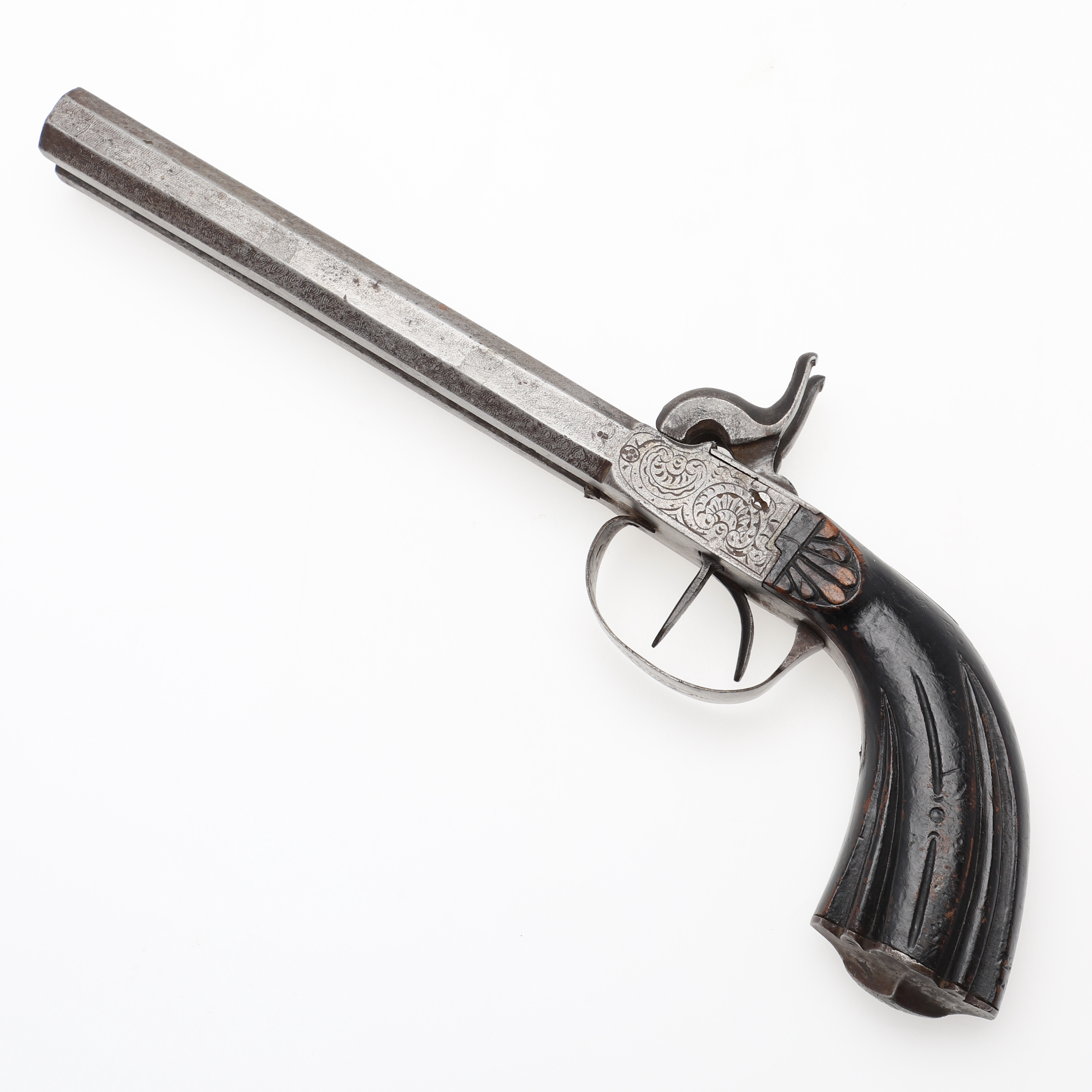 Images for 2666871. BLOCK PISTOL, double barrel, ELG, Belgium, 19th ...