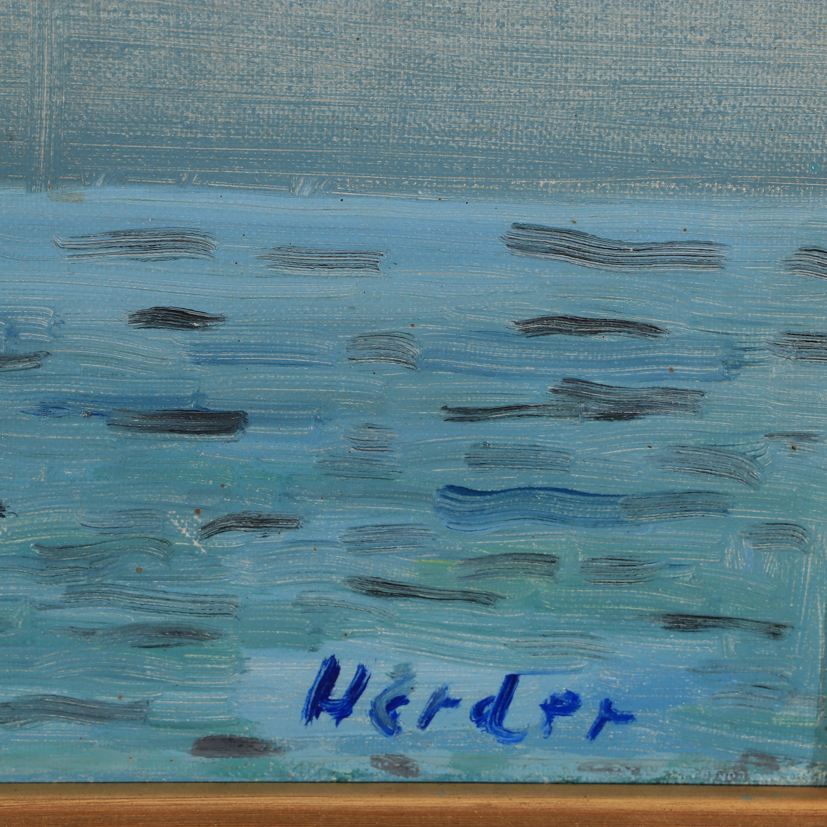 Images for 2667745. LARS HERDER. Sea picture with birds, oil on canvas ...