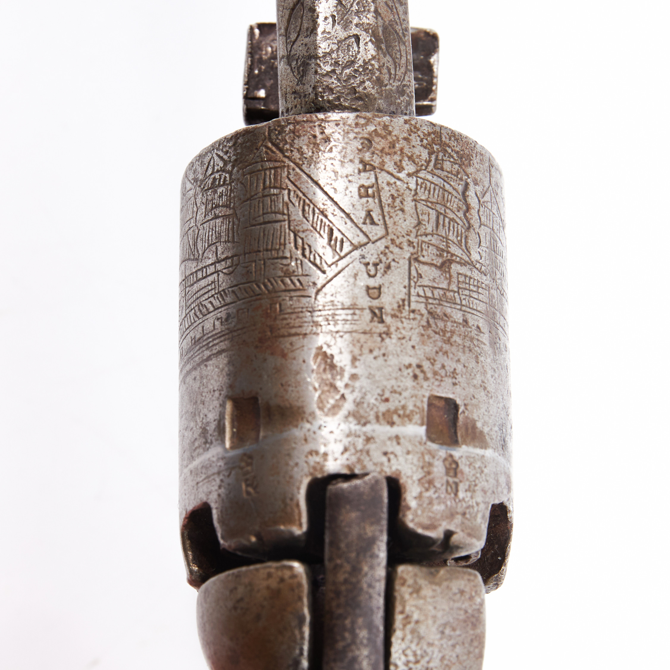 Bilder zu 2669910. BLOCK LOCK REVOLVER, 19. Jahrhundert, belgisch ...