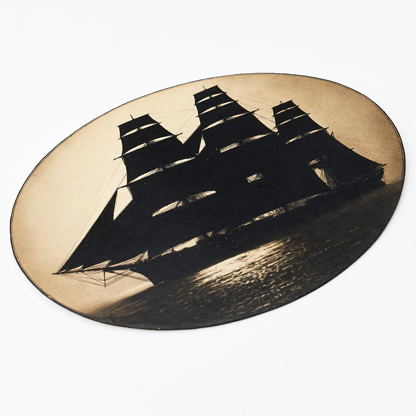 Images for 2670315. CARL HENDEL FRIBERG. Composition with sailing ship ...