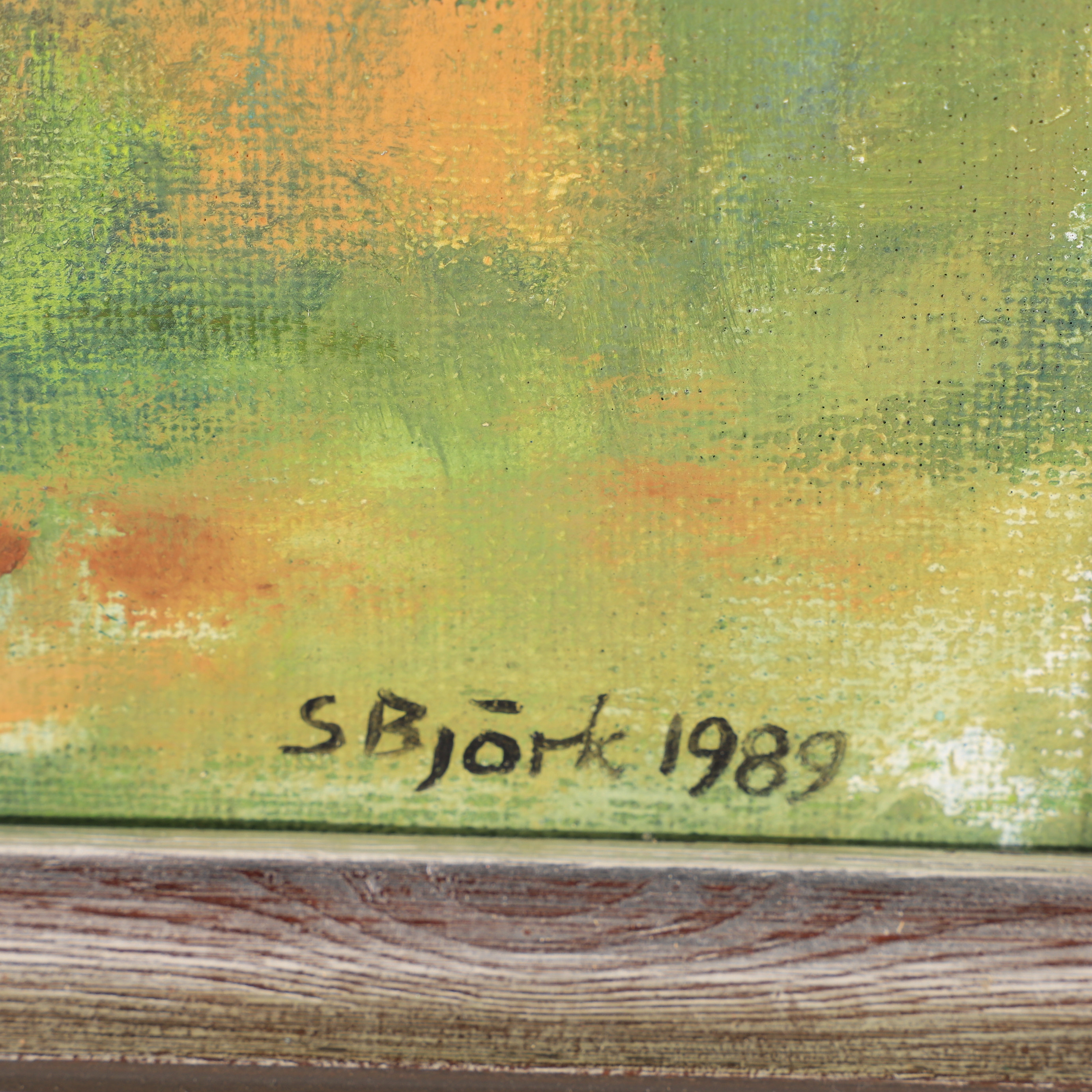 Images for 2673221. SVEN BJÖRK. Seascape, oil on canvas, signed S ...