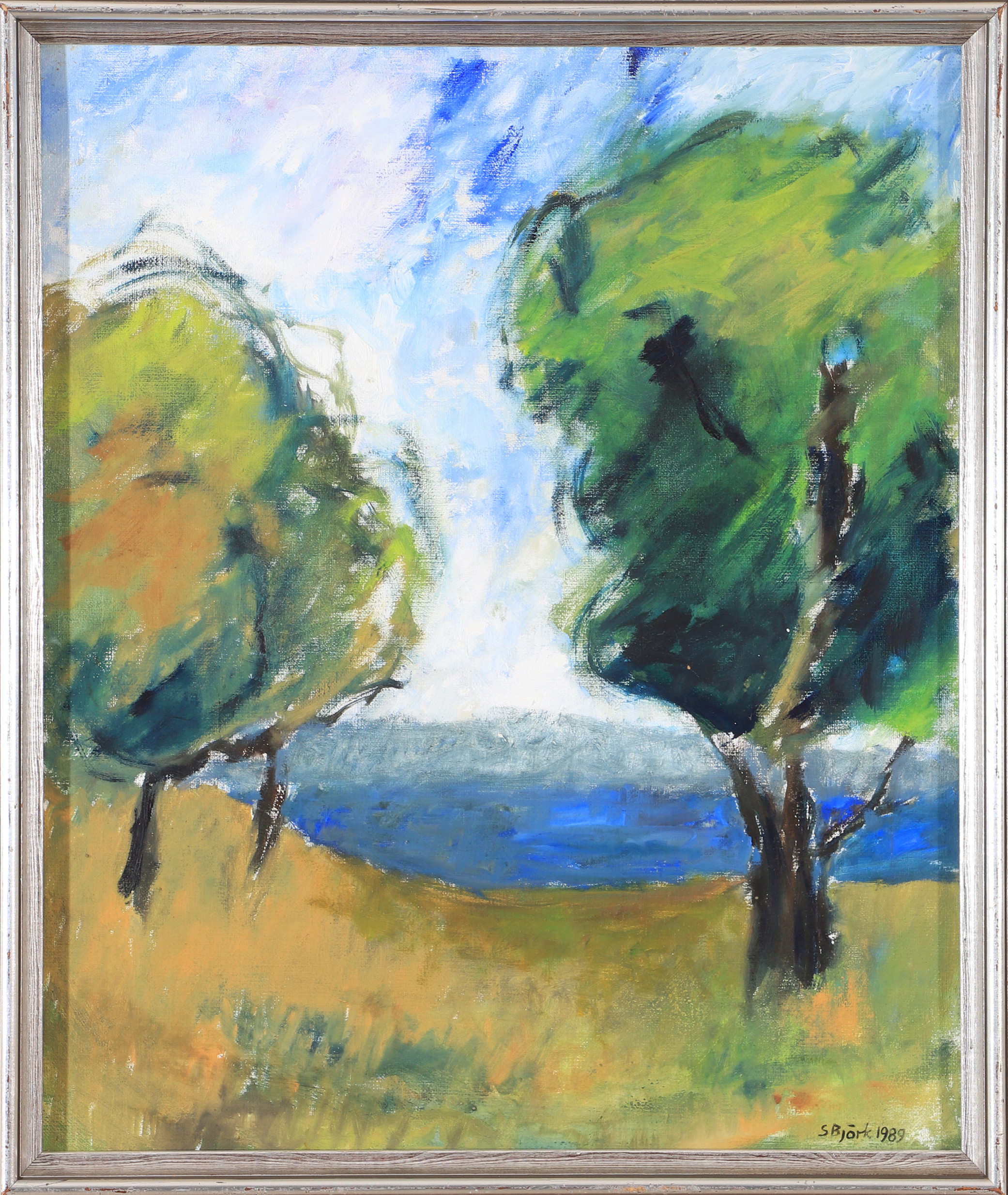 Images for 2673221. SVEN BJÖRK. Seascape, oil on canvas, signed S ...