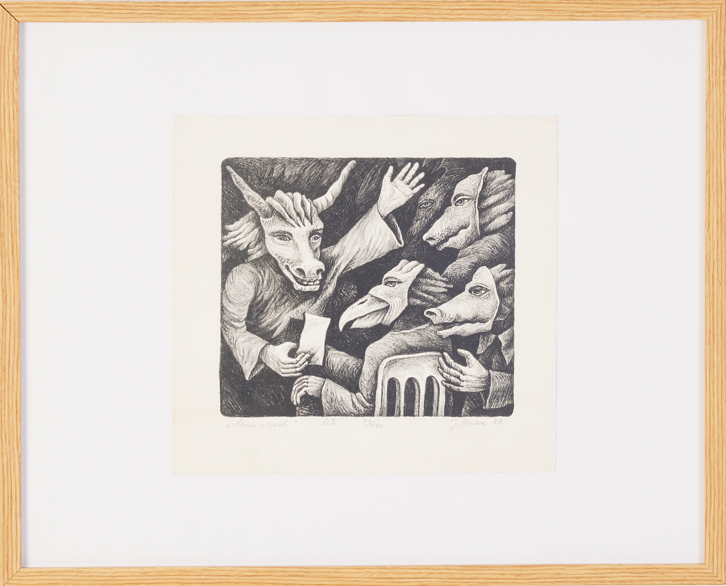 Images for 2674500. JURI ARRAK (Estonia, 1936-2022). "Loomaaed", (Zoo ...