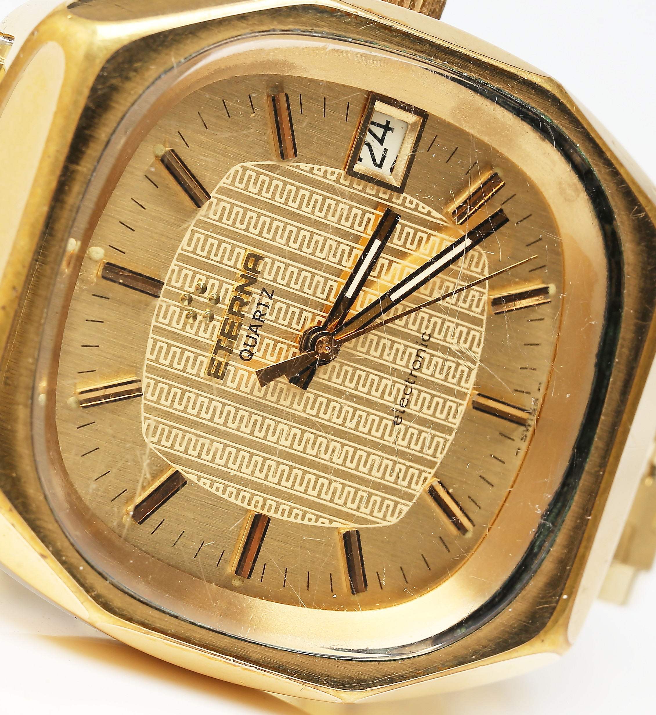 Images for 2674579. WRIST WATCH, Eterna Electronic, gold on steel ...