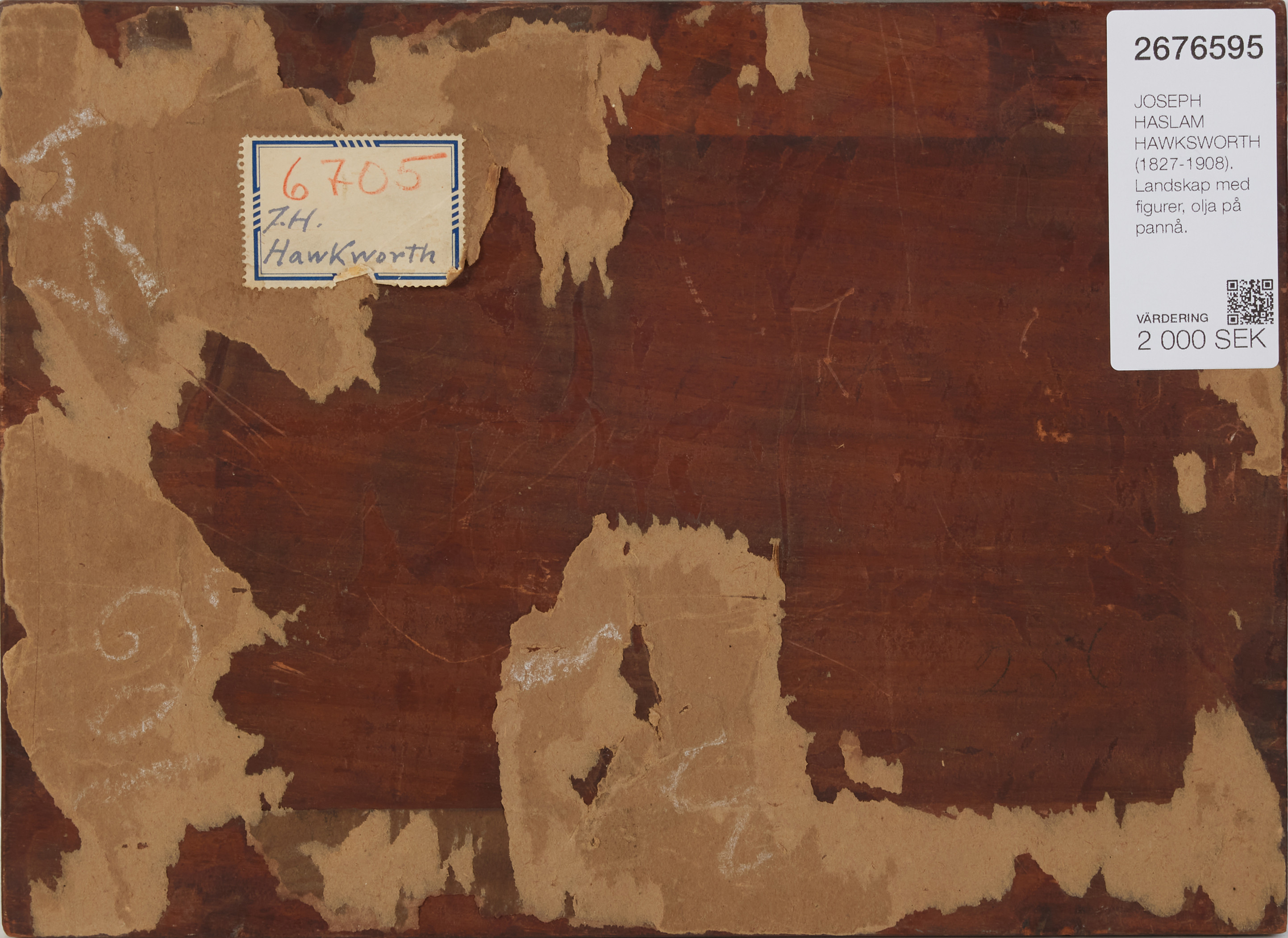 Bilder zu 2676595. JOSEPH HASLAM HAWKSWORTH (1827-1908). Landschaft mit ...