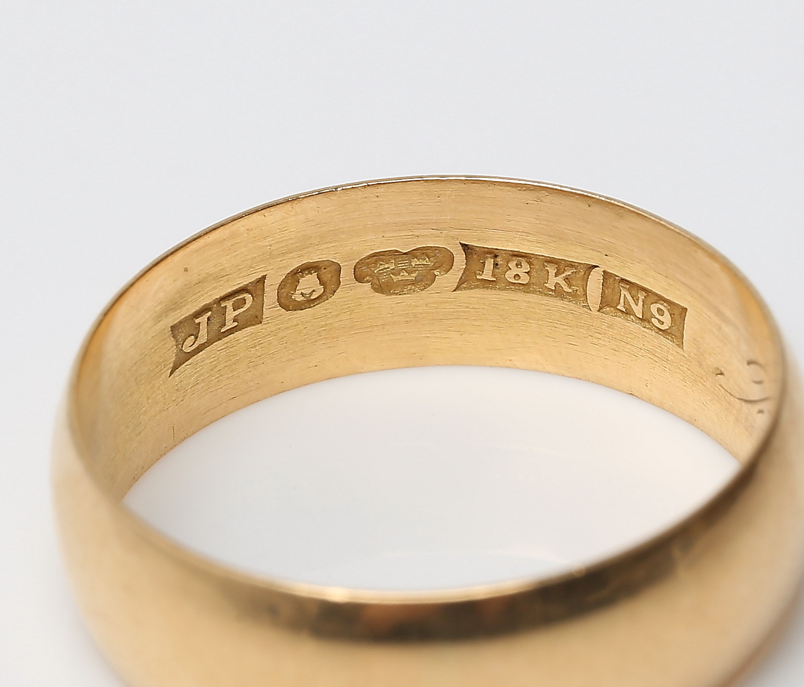 Images for 2678623. RING, 18K gold, smooth half round, J Petterssons Eftr Juvelerar Ab ...