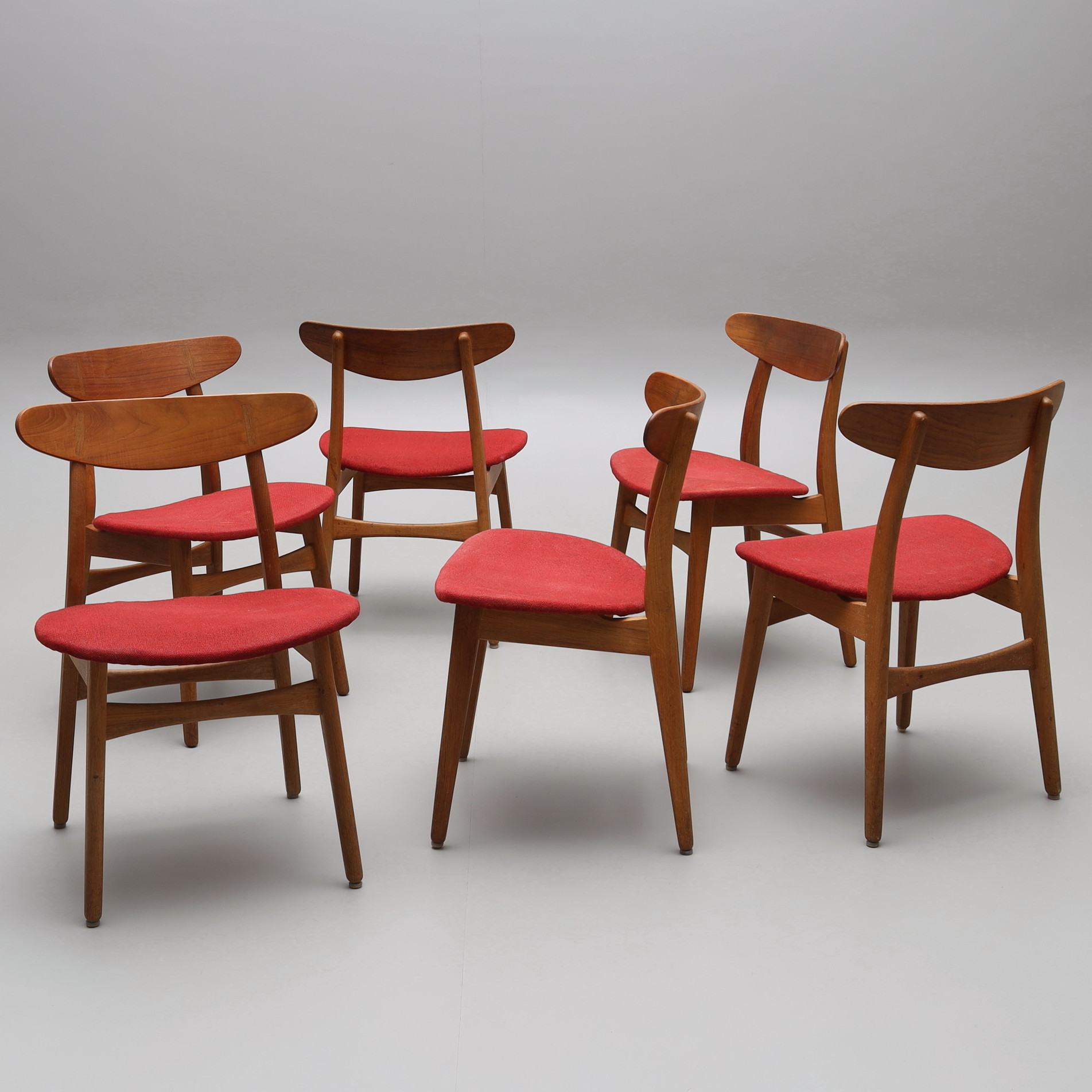 Images for 2678859. HANS J WEGNER. CH30P, chairs, 6 pcs, oak, model ...