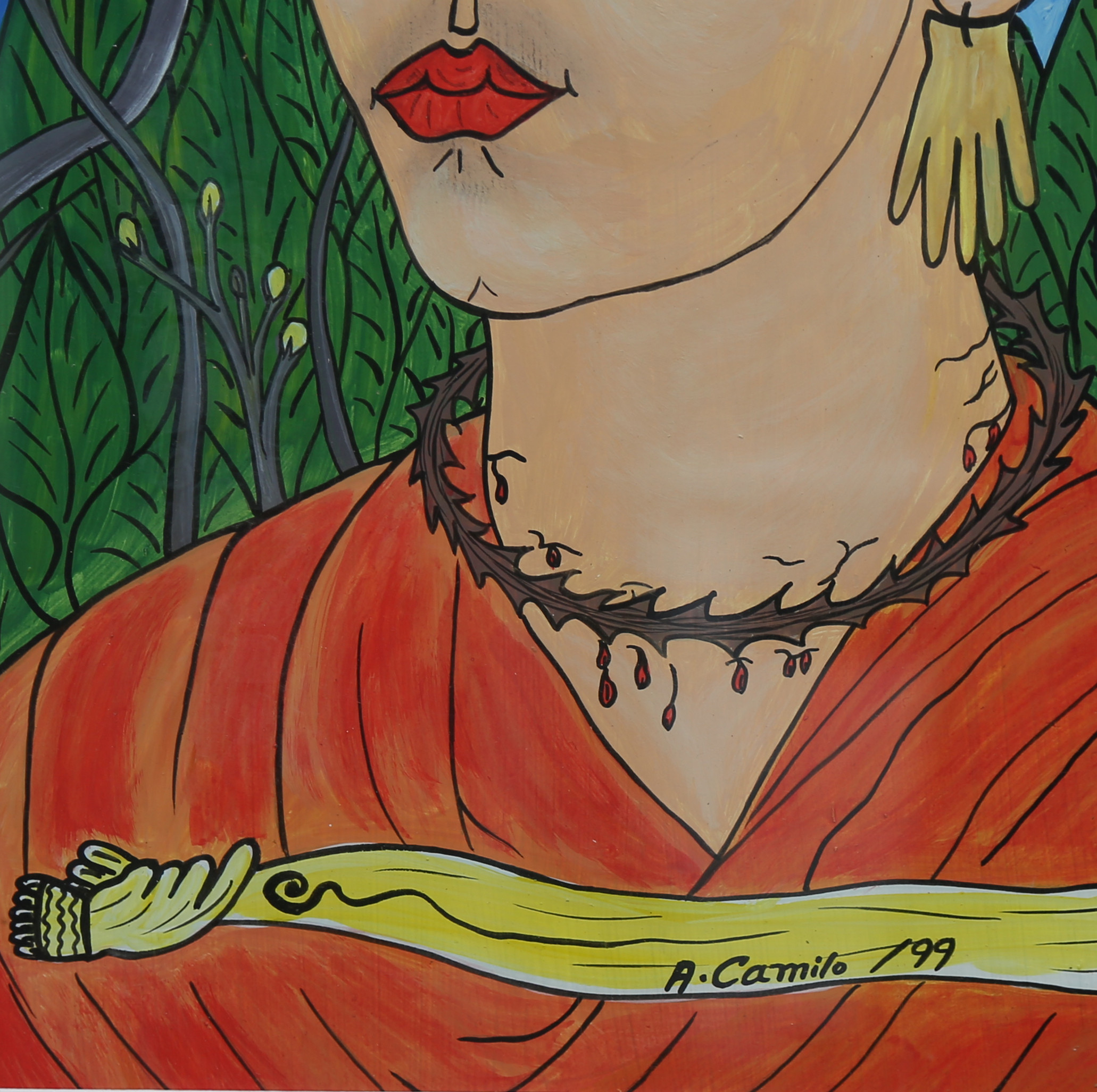 Images for 2680417. ALBERTO CAMILO. Portrait of Frida Kahlo. - Auctionet