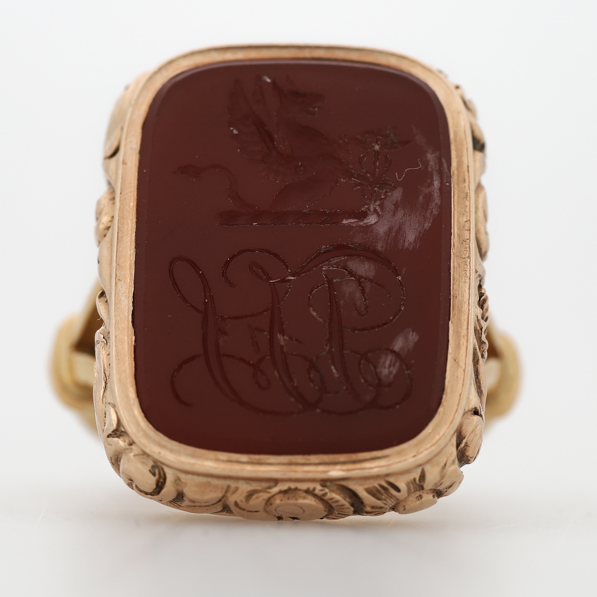 Images for 2682937. SIGNET RING, 20K gold with antique Intaglio ...