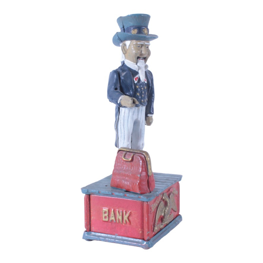 Images for 2686747. PURCHASE, Uncle Sam, painted cast iron ...