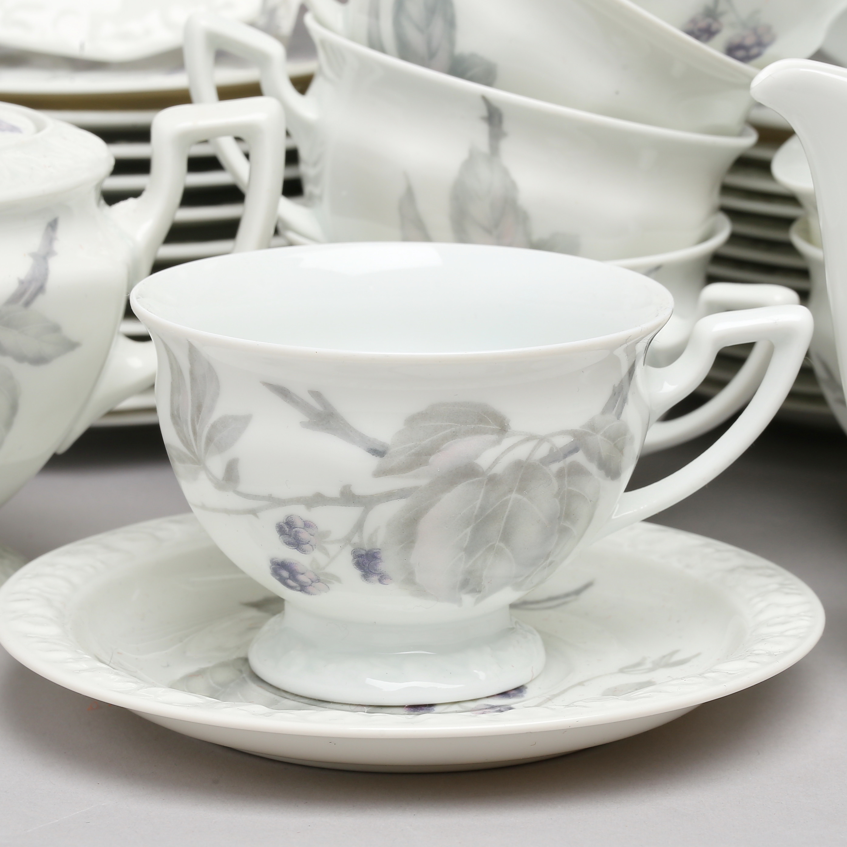 Images for 2686990. COFFEE SET, 25 pieces, Rosenthal "Maria" Blackberry ...