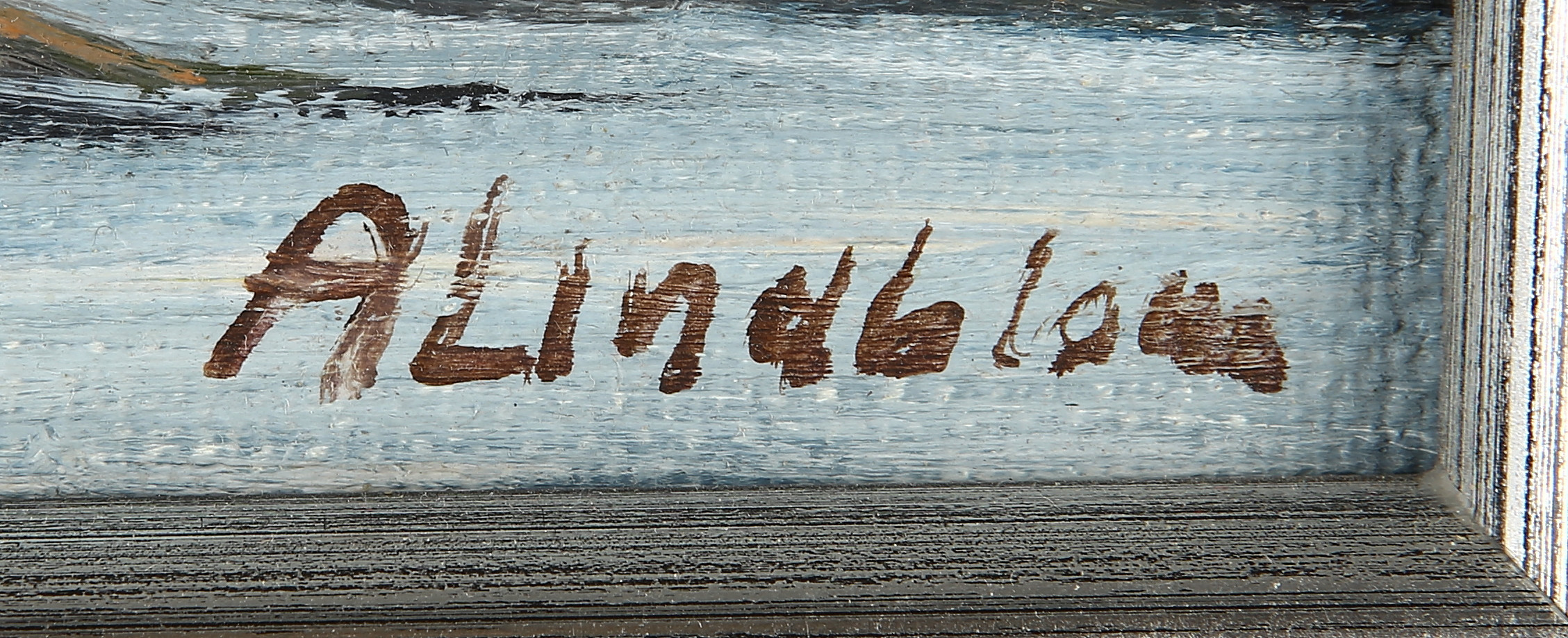 Images for 2688366. ARNOLD LINDBLOM. "View of the Archipelago", oil on ...