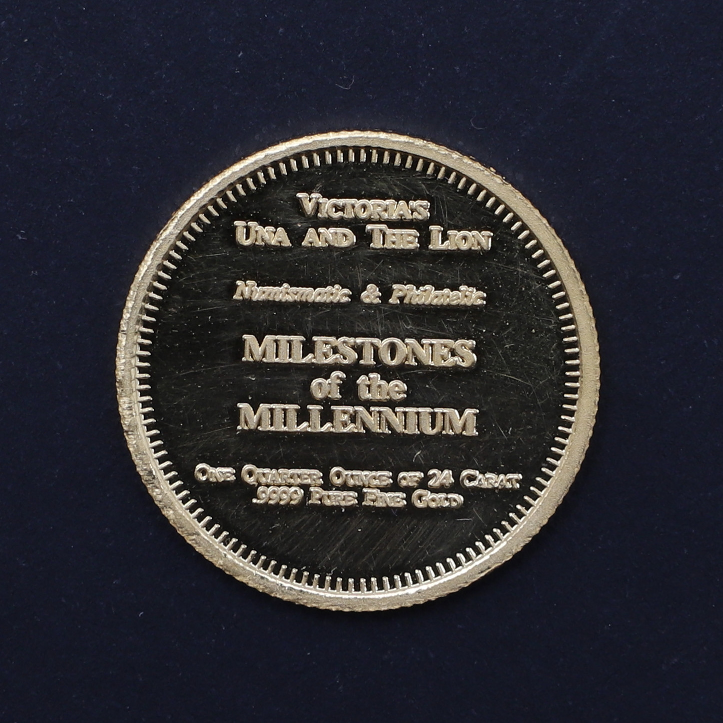 Images for 2688598. A GOLD 'UNA AND THE LION' COIN FROM THE MILESTONES ...