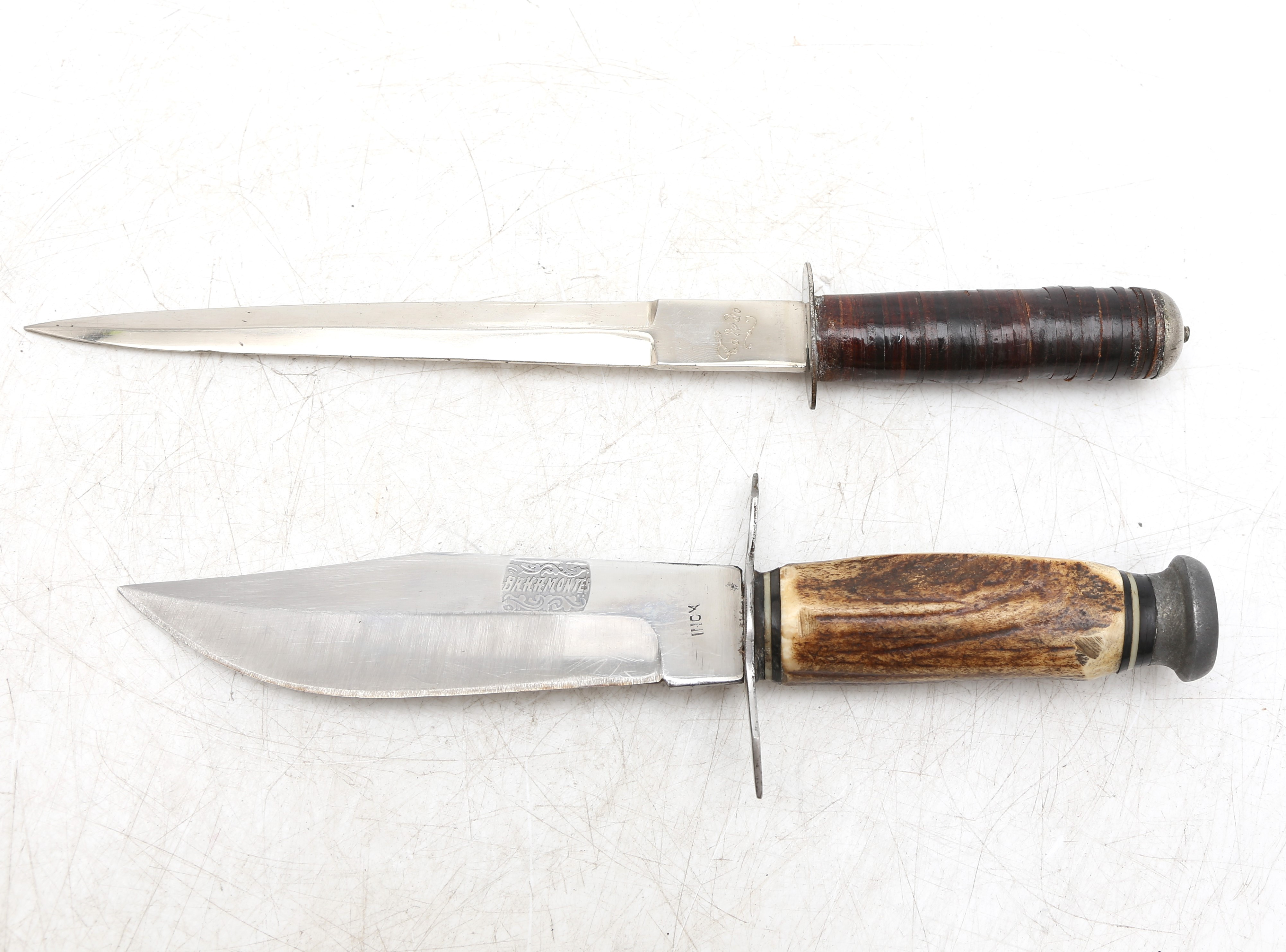 Bilder för 2689464. Toledo berg dolk och dolk i stål, läder och stång ...