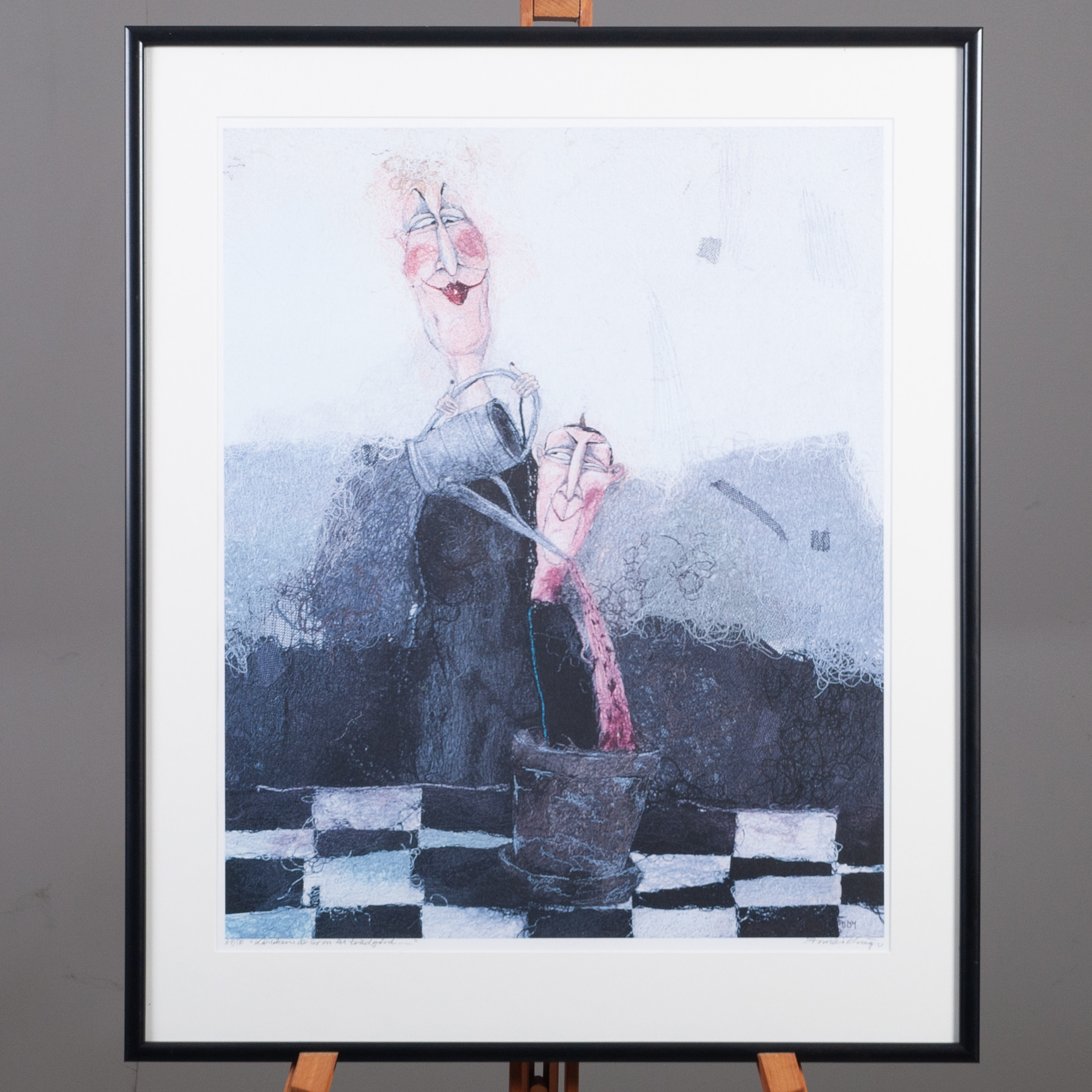 Images for 2689472. ANNLIS KRÜGER. Color lithograph, "Love is like a ...