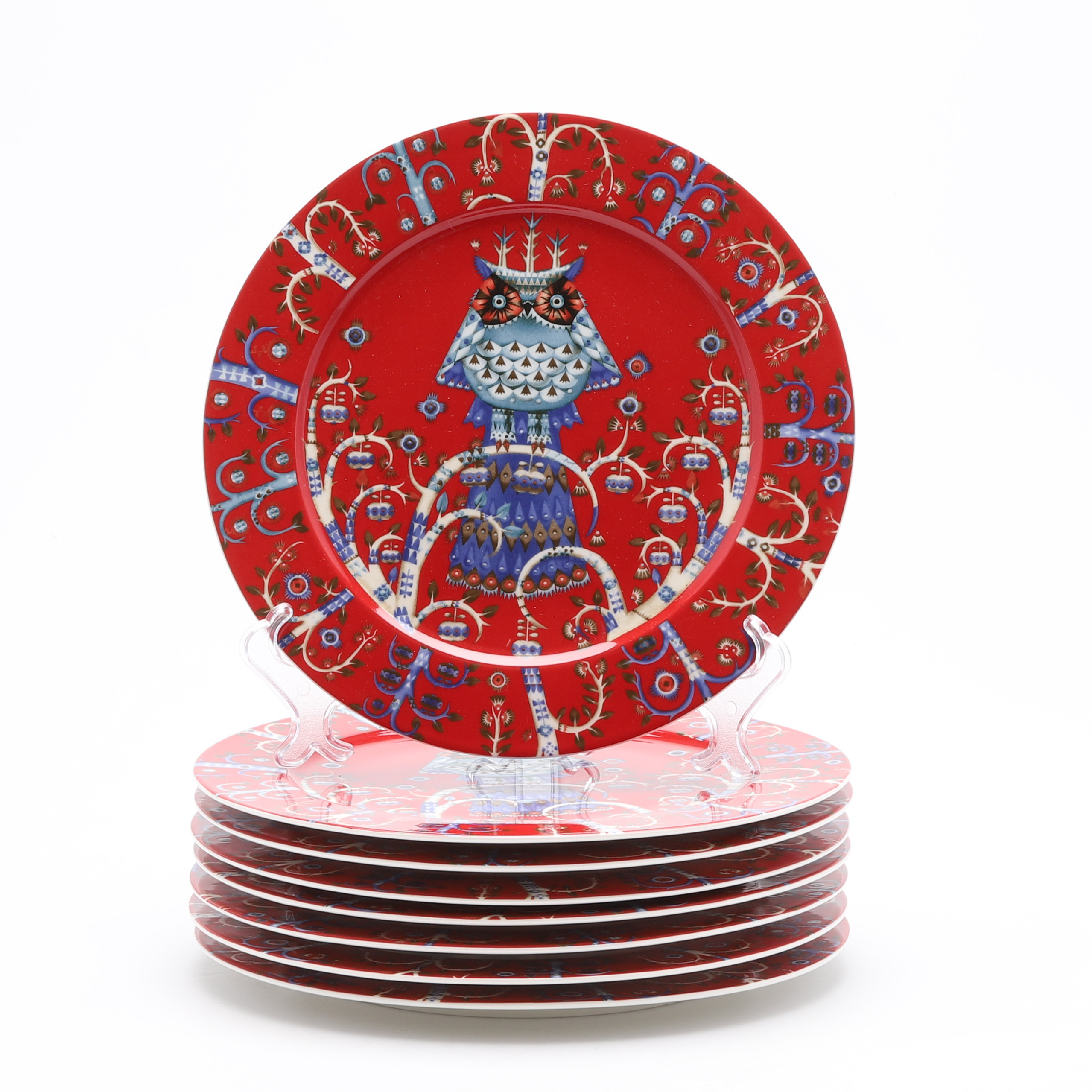 Imágenes para 2690572. PLATOS, porcelana, 8 piezas, Red Taika, Klaus ...